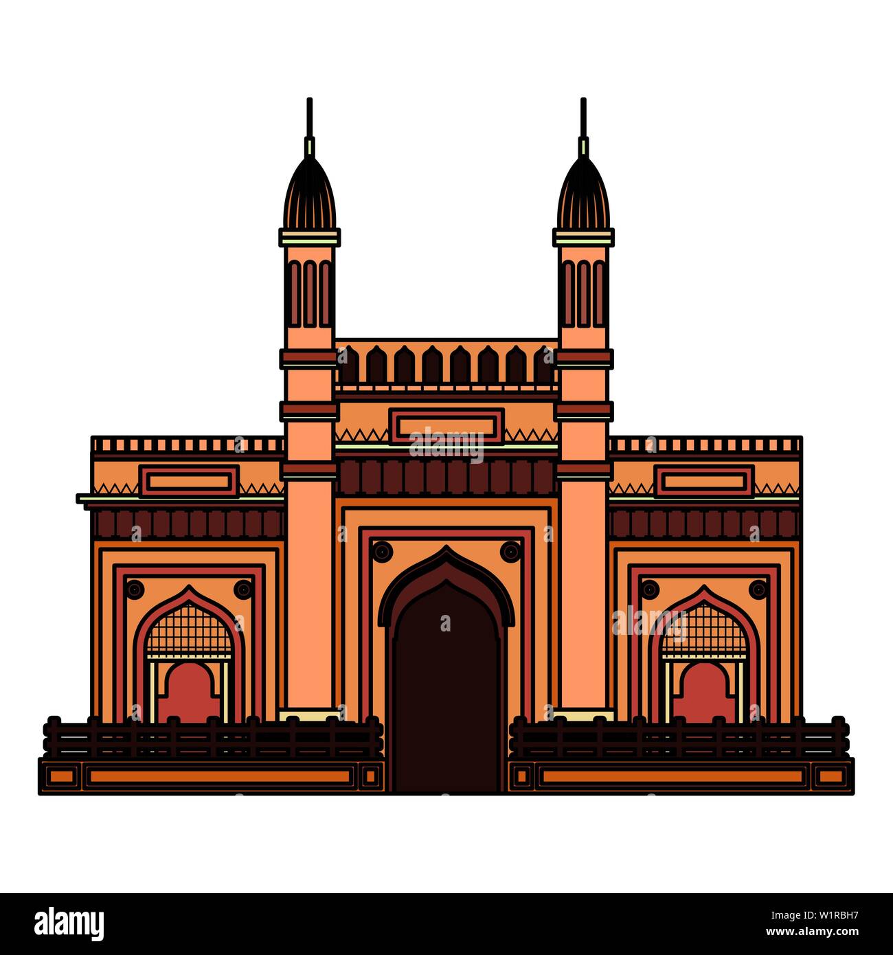 The jama masjid Cut Out Stock Images & Pictures - Alamy