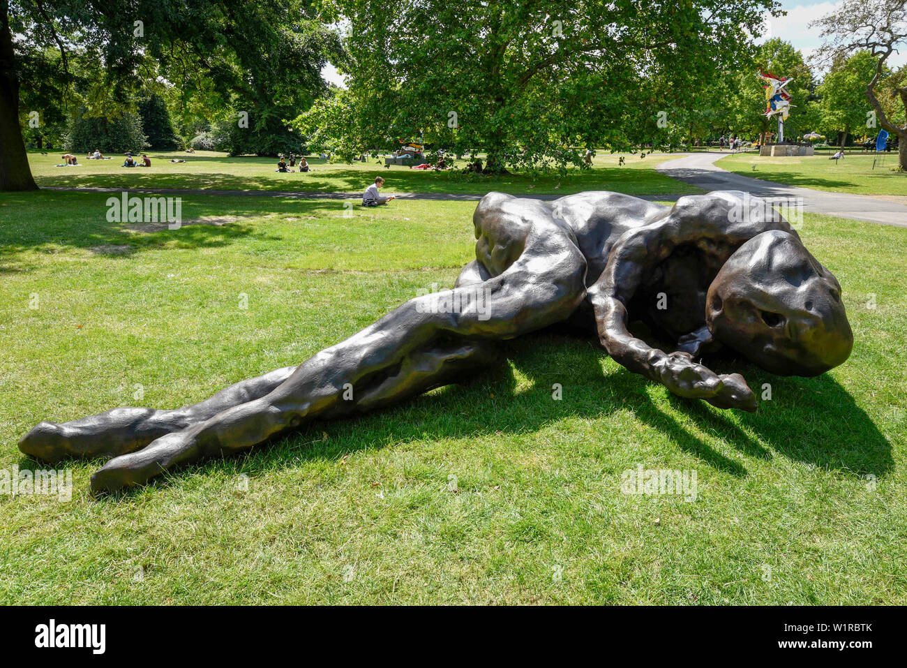 London, UK. 3 July 2019."When I Sleep", 2018, by Tracey Emin. Frieze ...