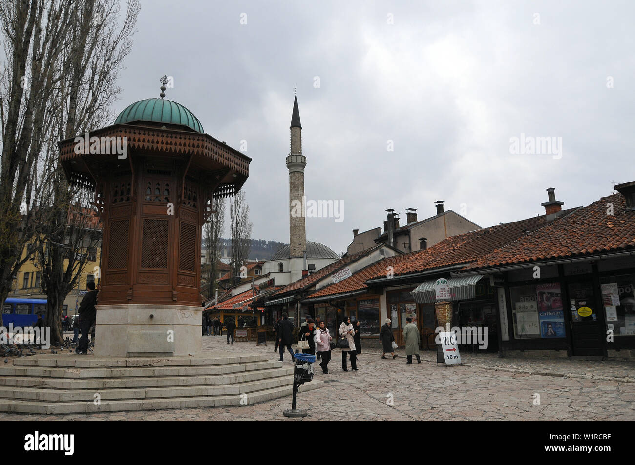 Sebilj Fountain, Bascarsija, Sarajevo, Bosnia and Herzegovina, Bosna i ...