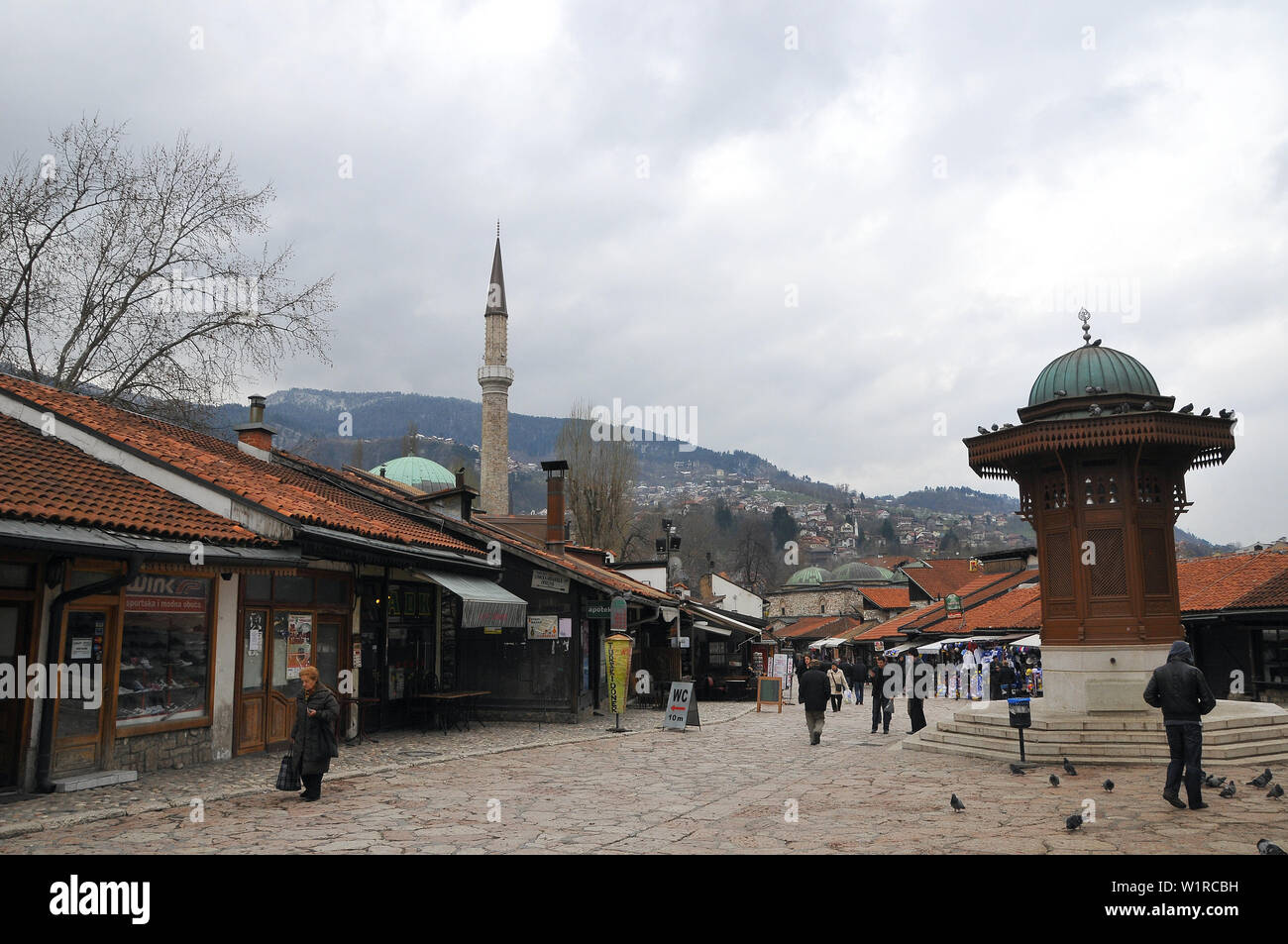 Sebilj Fountain, Bascarsija, Sarajevo, Bosnia and Herzegovina, Bosna i ...