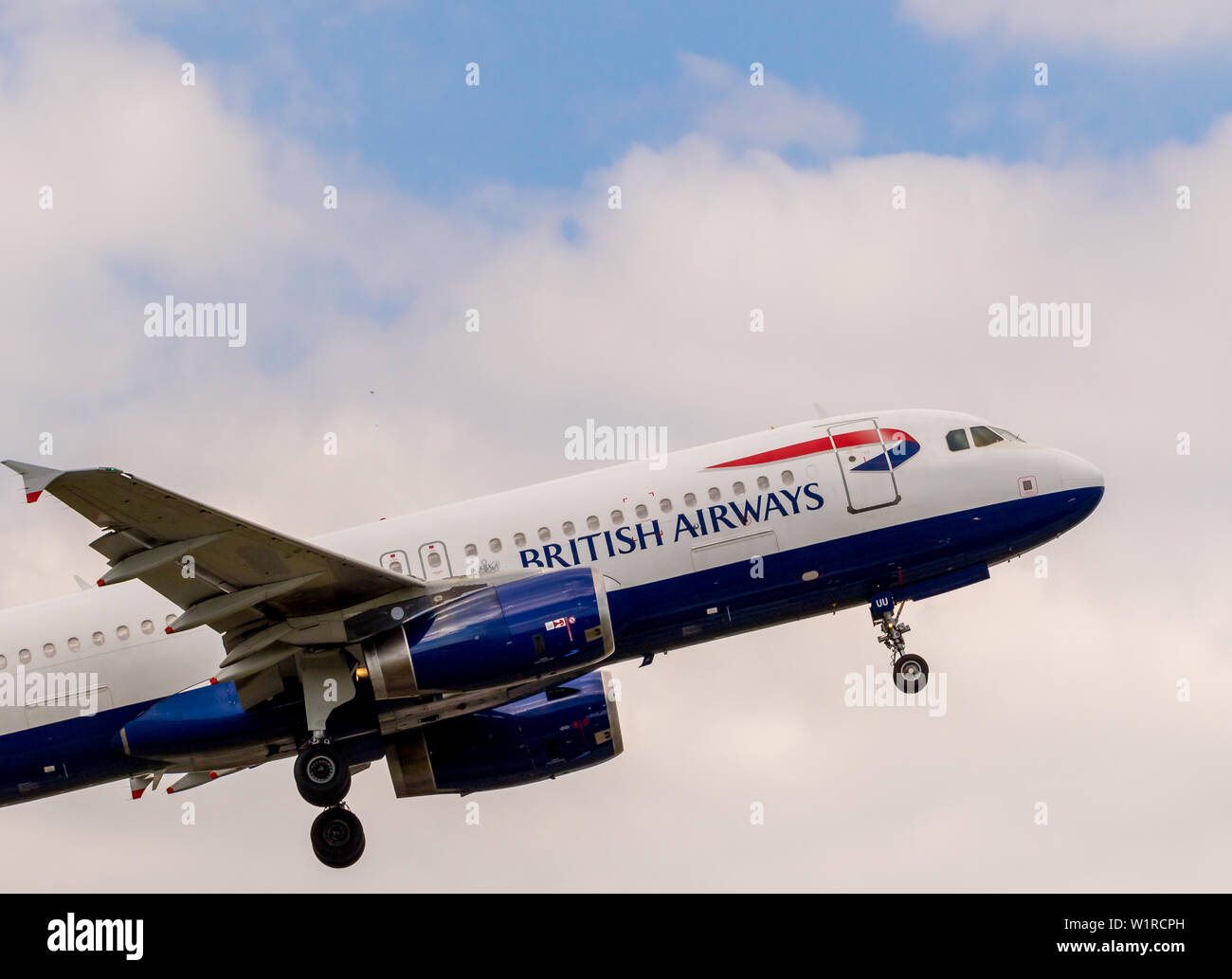 British Airways Aircraft taking off from London Gatwick Airport UK ...