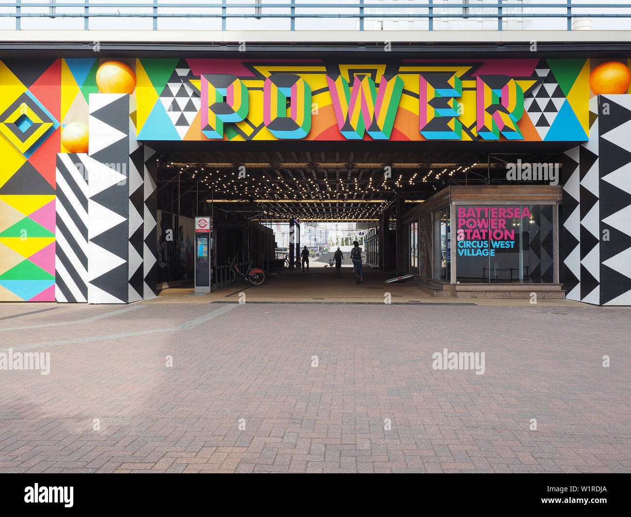 LONDON, UK - CIRCA JUNE 2019: Power public art by British artist Morag ...
