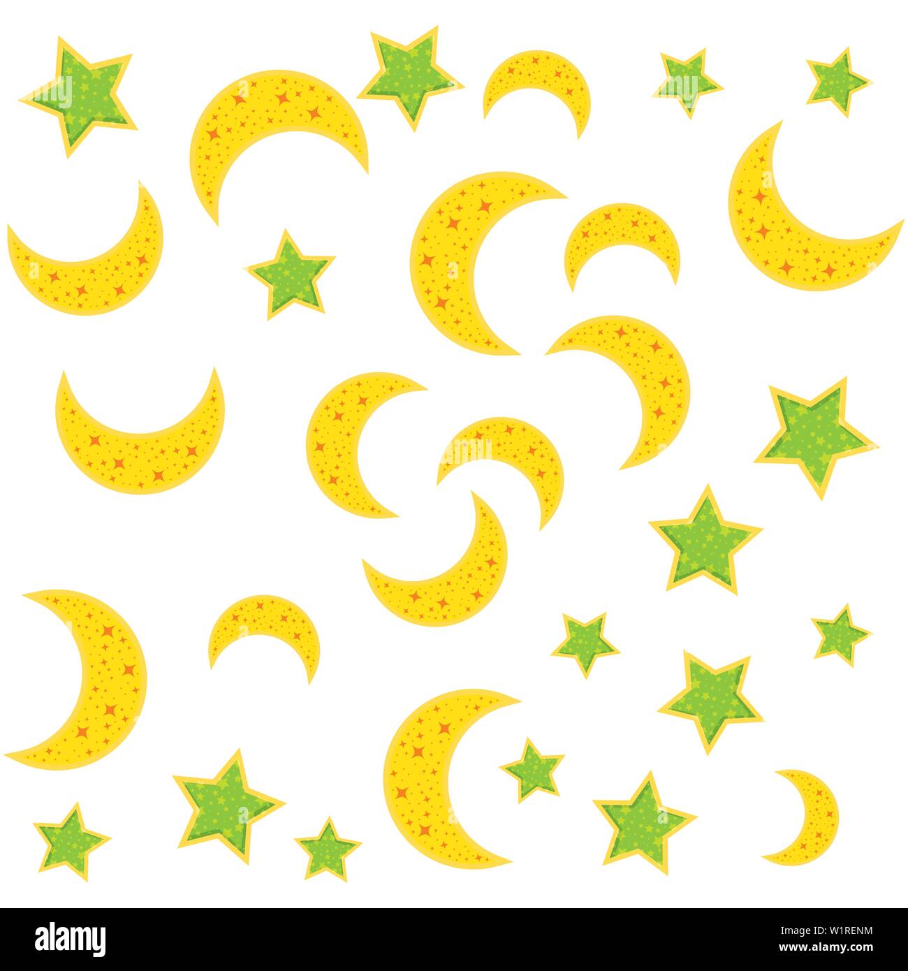 Night moons Cut Out Stock Images & Pictures - Alamy