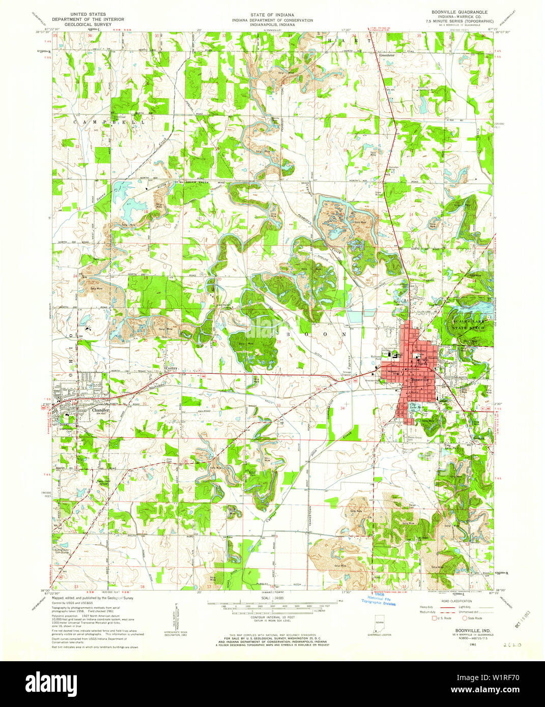 Map of boonville hi-res stock photography and images - Alamy