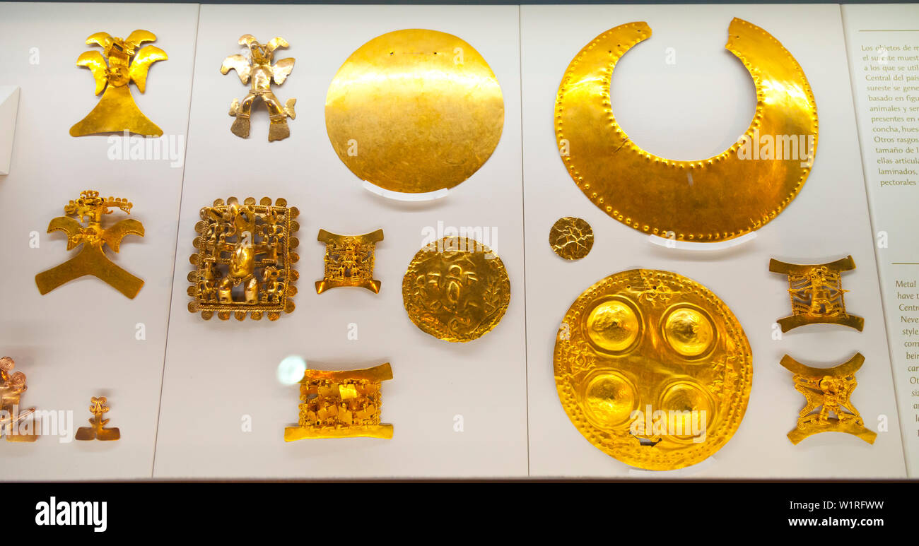 Pre-Columbian Gold Museum, San Jose, Costa Rica, Central America ...