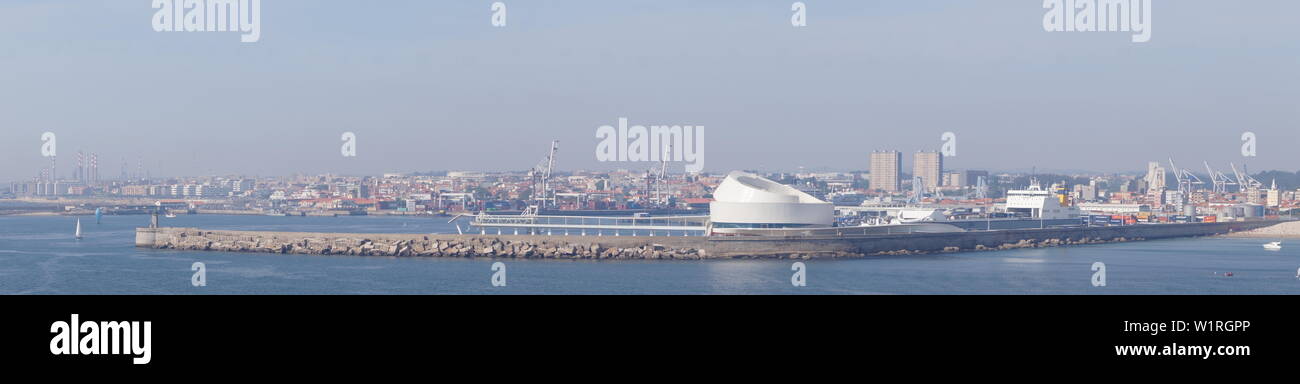 From the Perspective of Cruise terminal Porto de Leixoes - Portugal ...