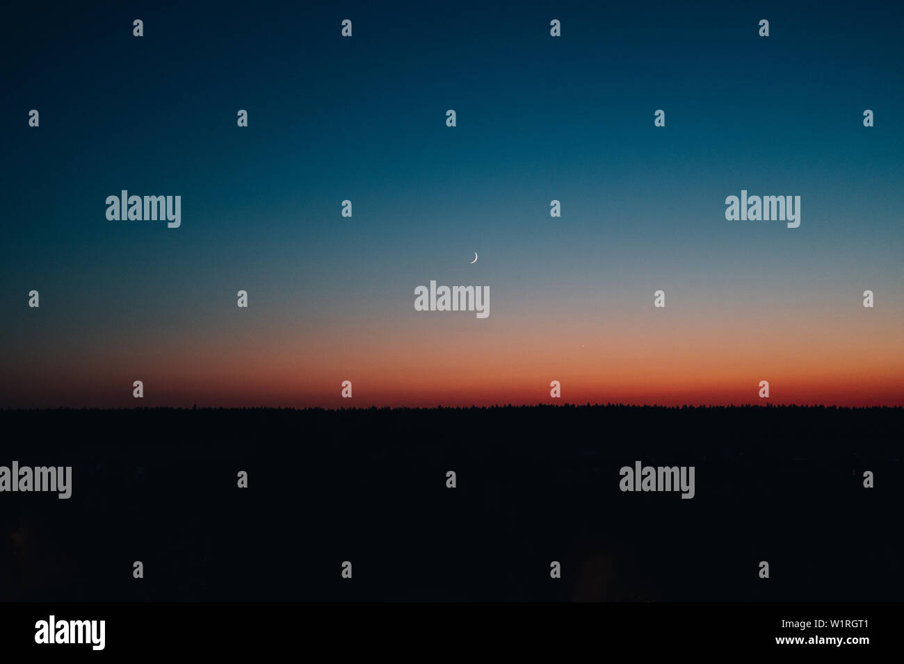 Moonrise Night Nighttime High Resolution Stock Photography and Images ...