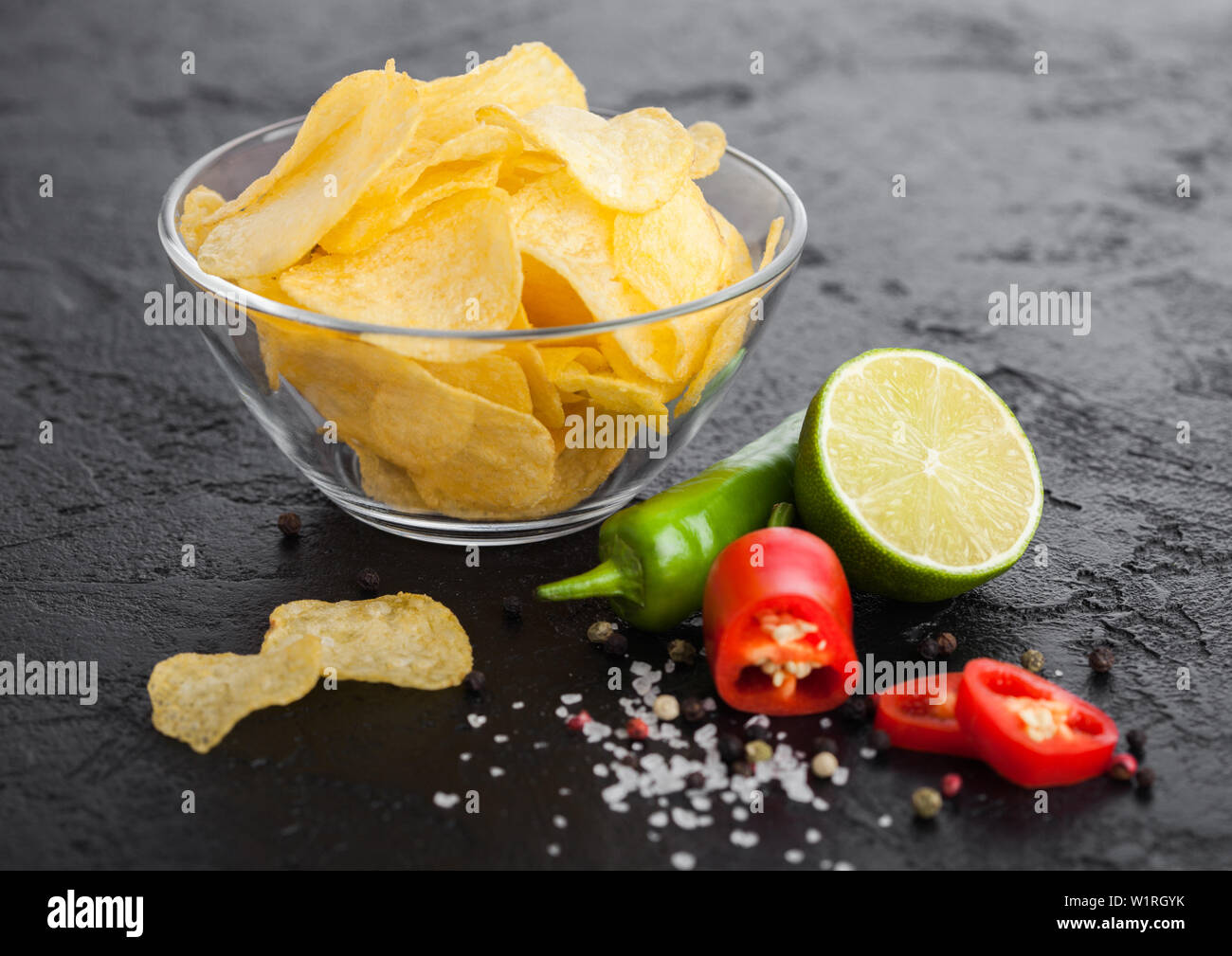 Lime flavour crisps hi-res stock photography and images - Alamy