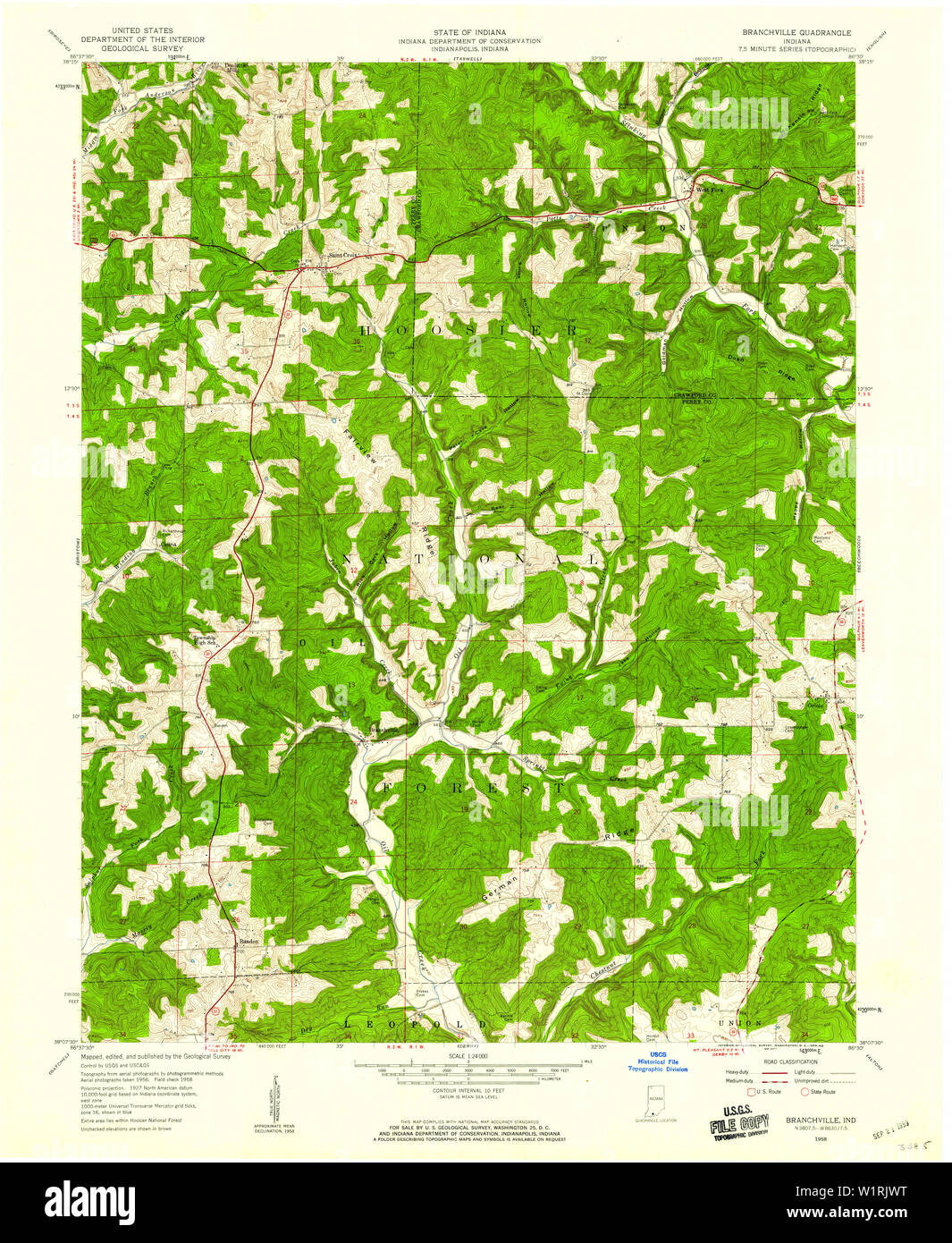 Map of branchville hi-res stock photography and images - Alamy