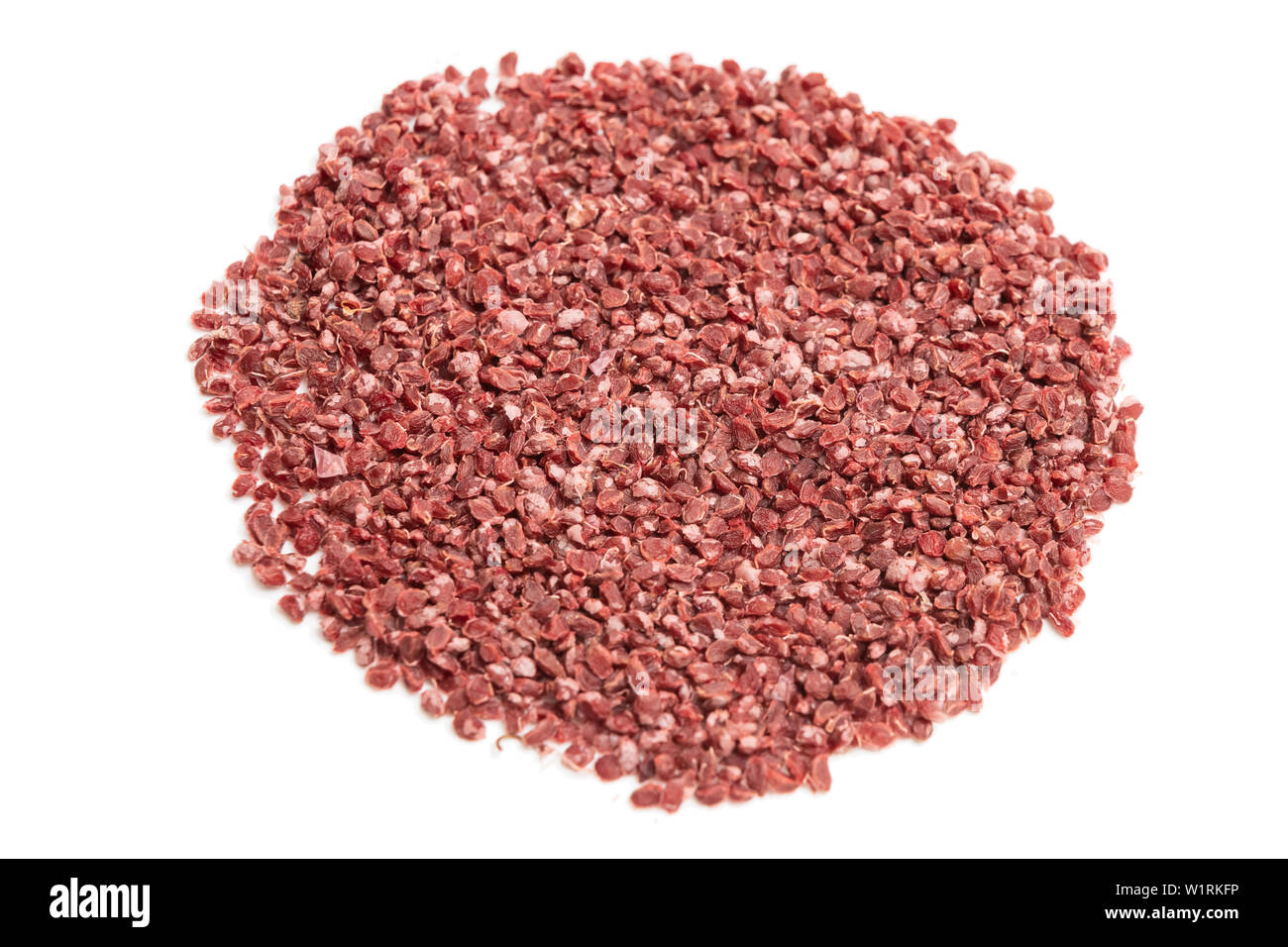 Description: Currant seeds for seeding on white isolated background ...