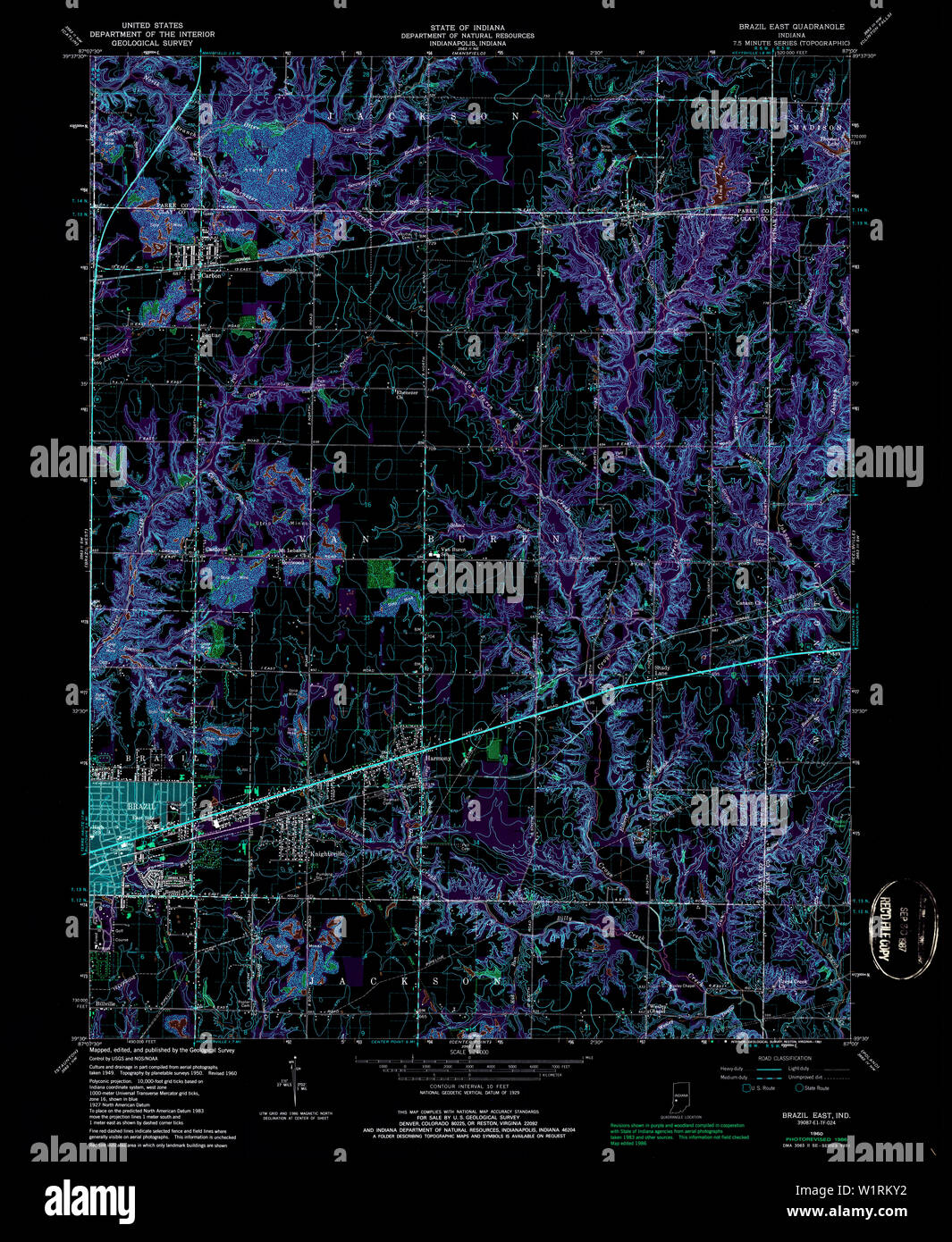 Brazil map topographical hi-res stock photography and images - Alamy