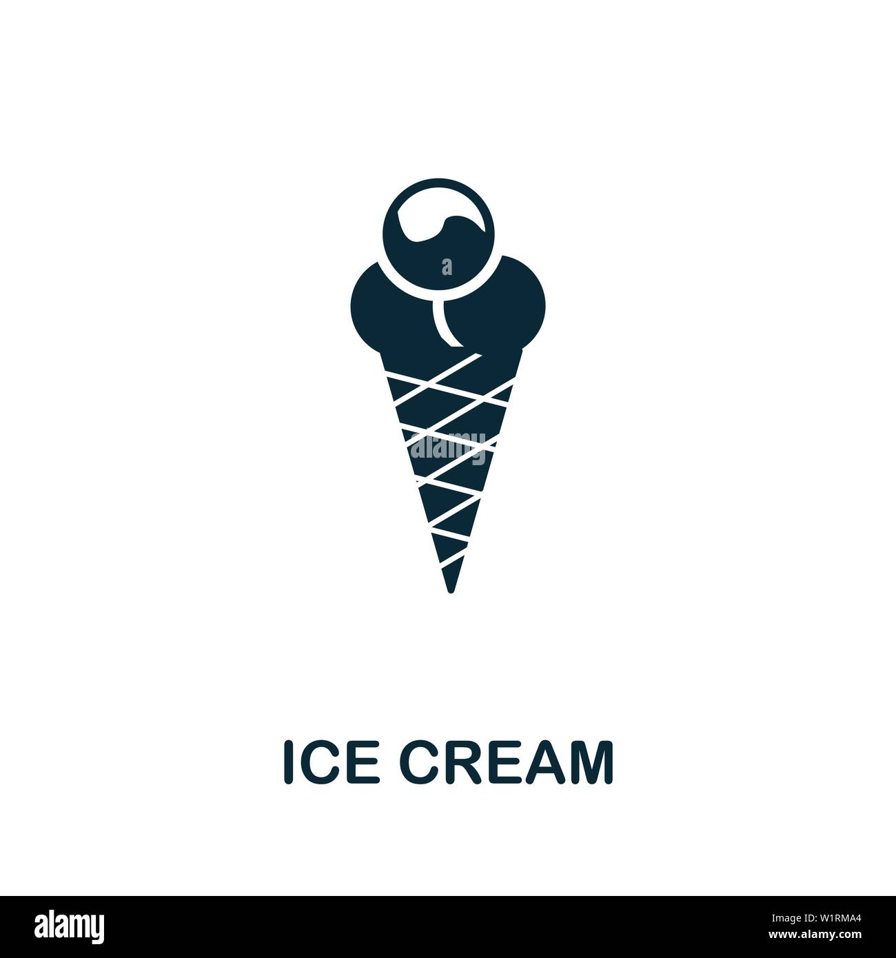 Ice Cream vector icon illustration. Creative sign from icons collection ...