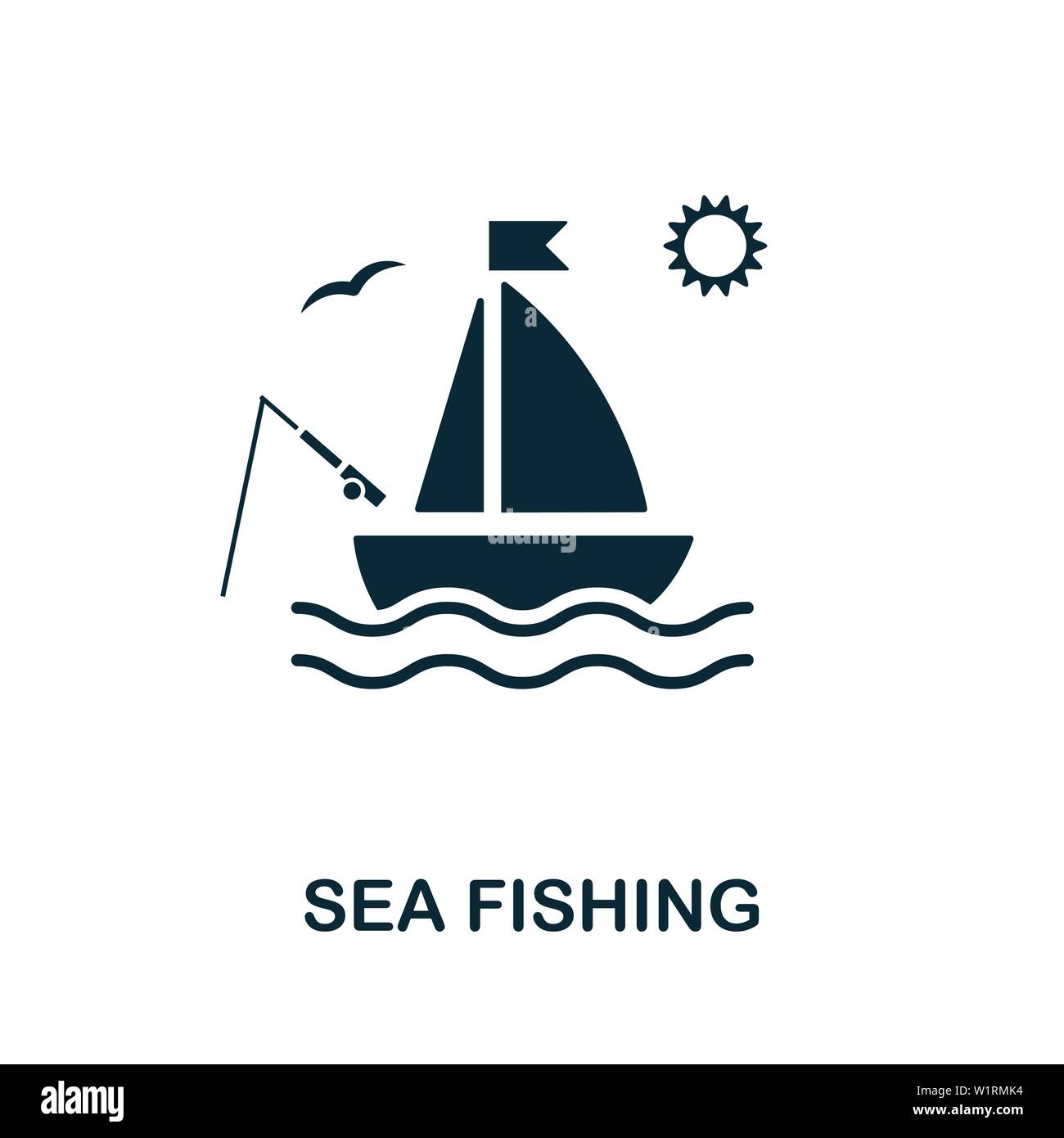 Symbol of commercial fishing hi-res stock photography and images - Alamy