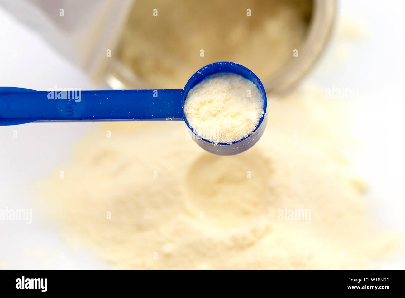 Powdered milk spoon hi-res stock photography and images - Alamy
