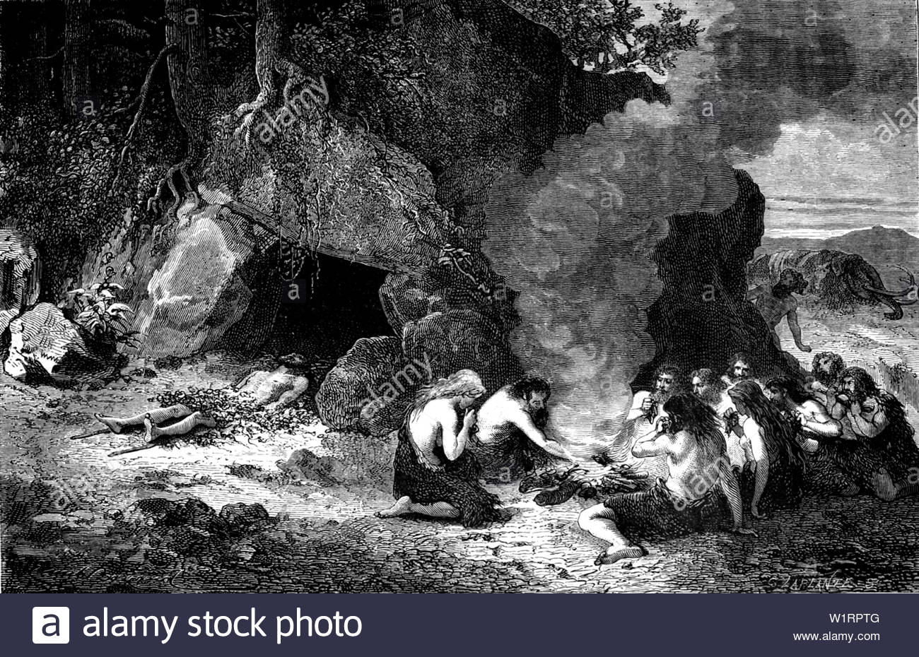 Caveman Black and White Stock Photos & Images - Alamy