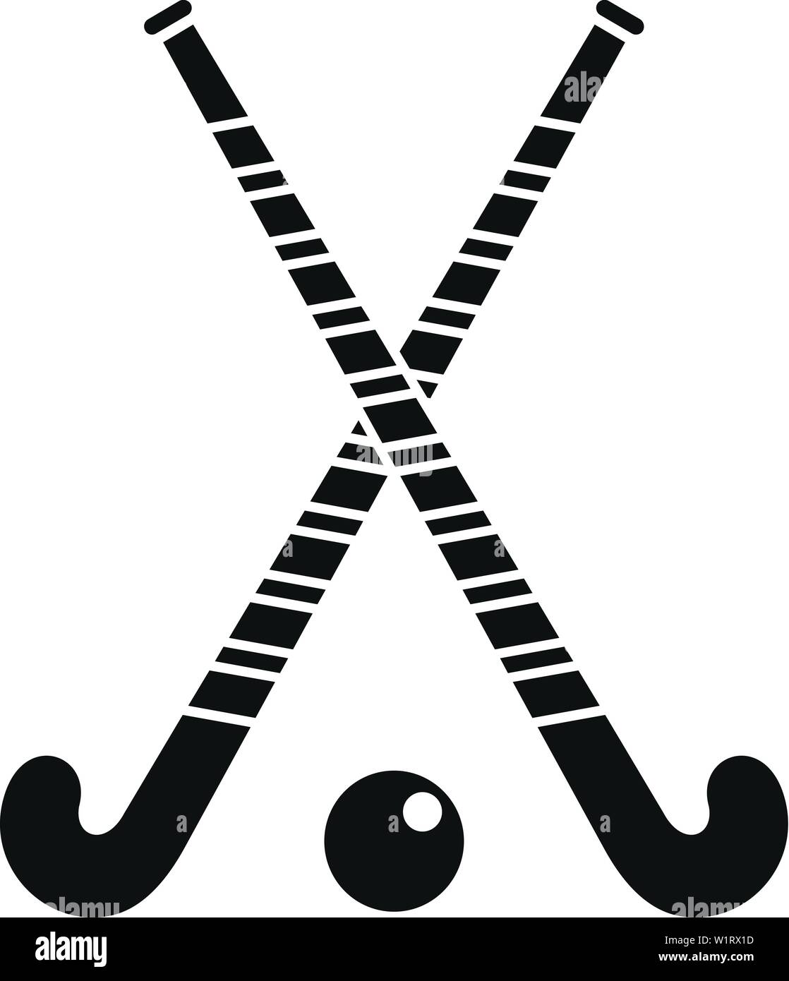 Crossed Hockey Sticks