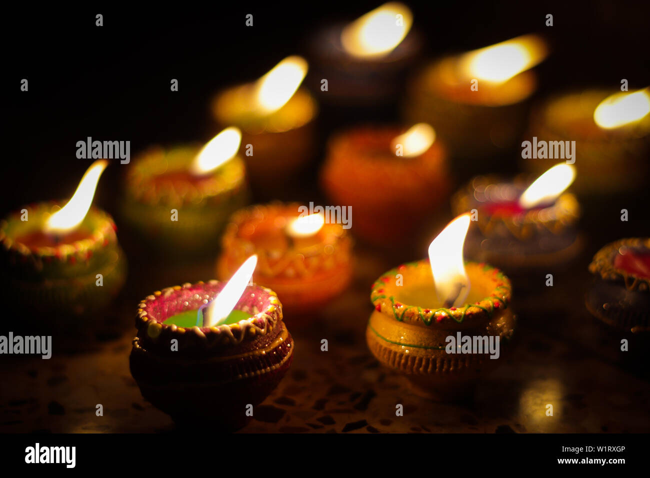 Diya lamp hi-res stock photography and images - Alamy