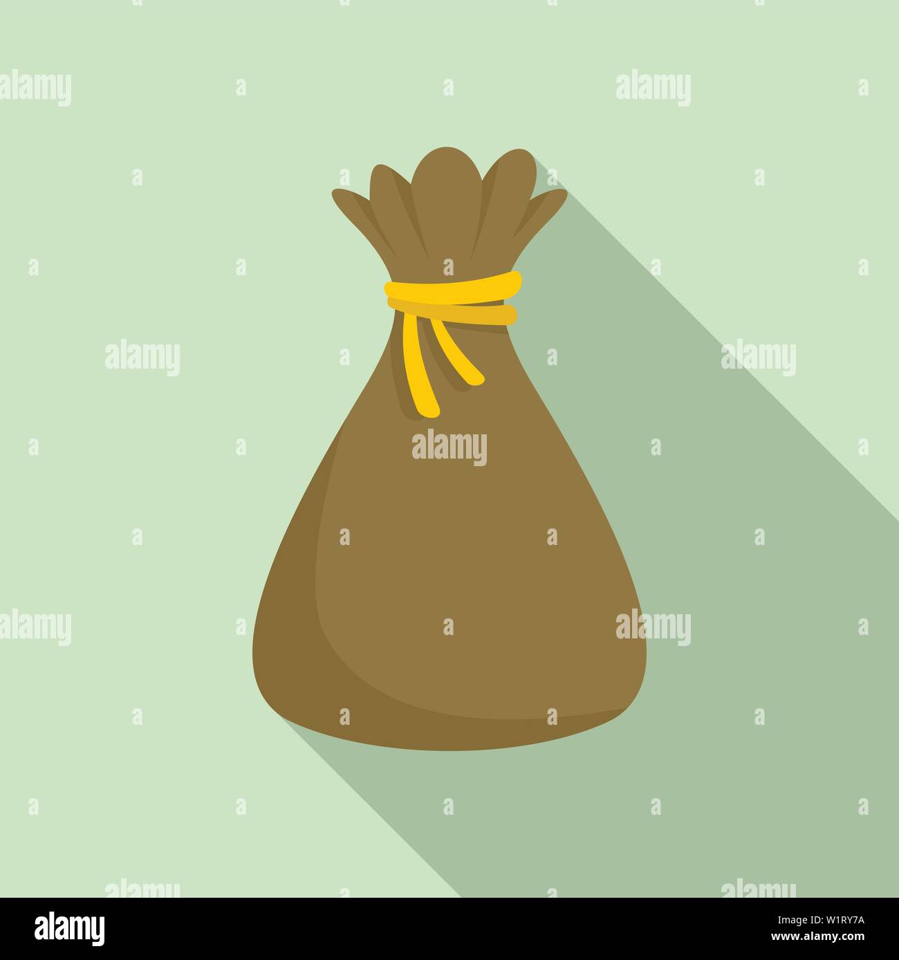 Magic bag icon. Flat illustration of magic bag vector icon for web ...