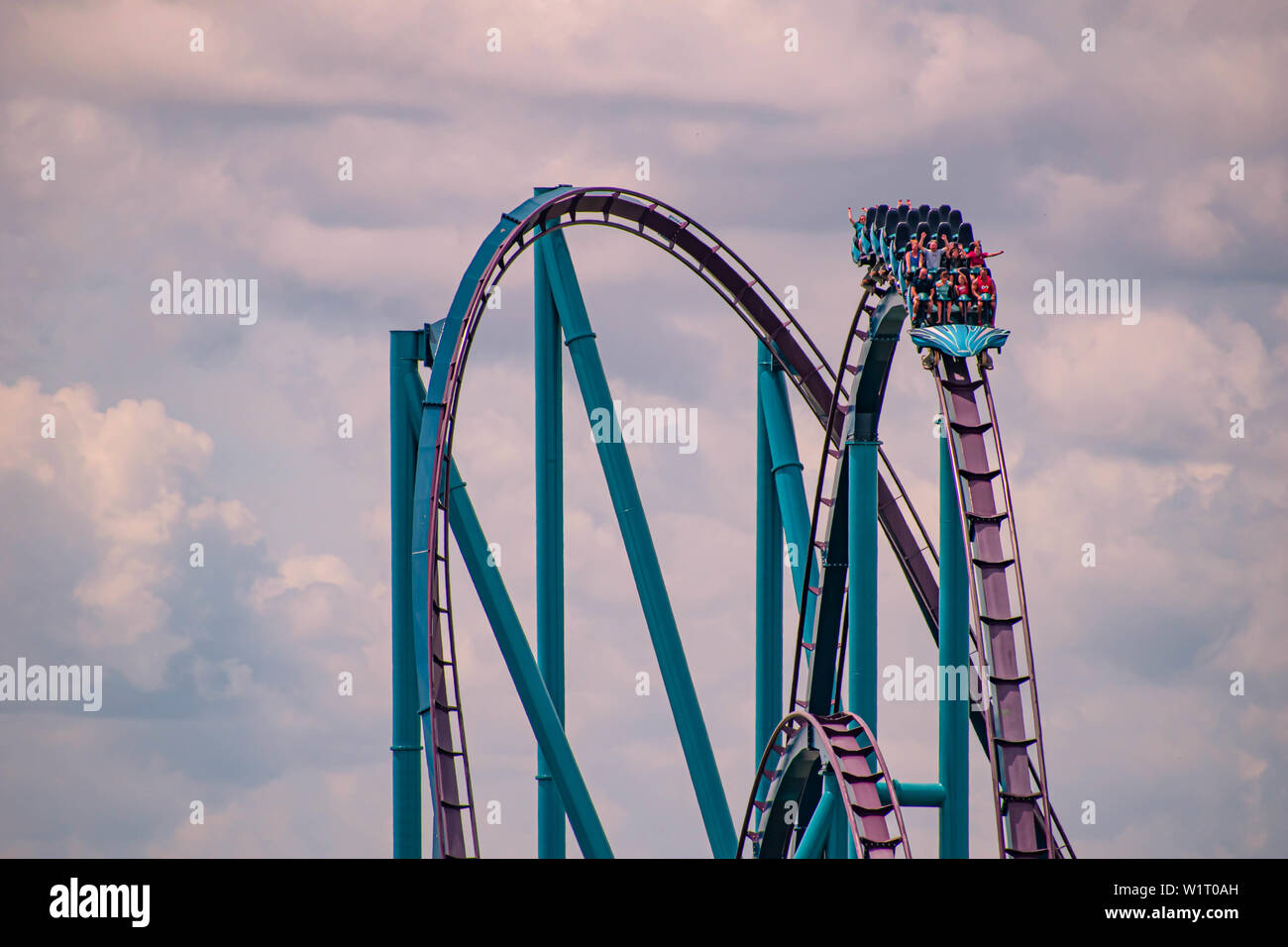 Orlando, Florida. July 01, 2019 . Terrific view of people having fun ...