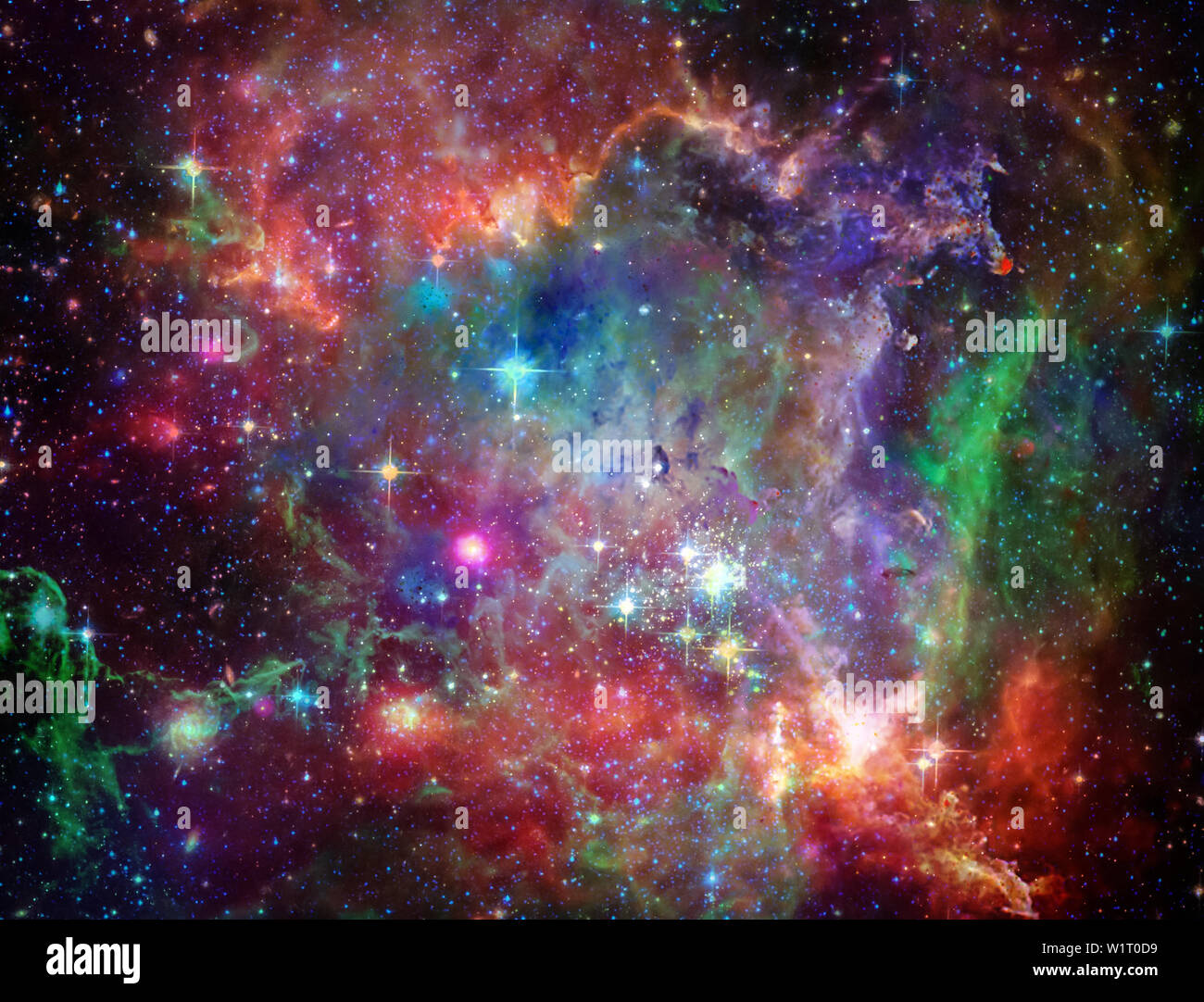 This image from ESA's Herschel Space Observatory shows of a portion of ...