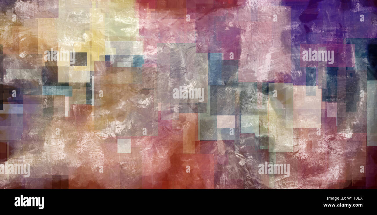 Modern digital abstract painting. Artwork for creative graphic design ...