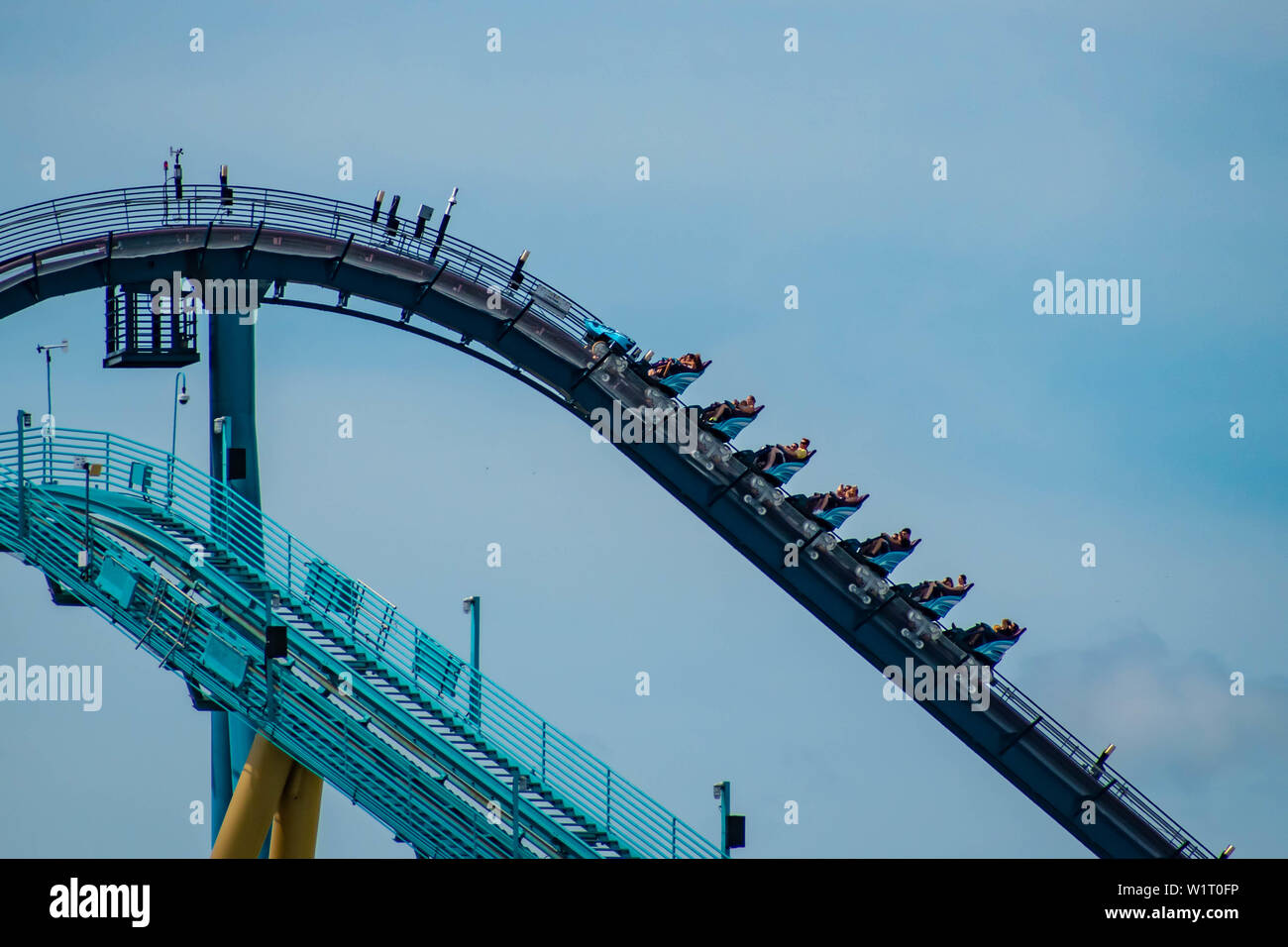 Orlando, Florida. June 30, 2019 Amazing view of people enjoying Mako ...
