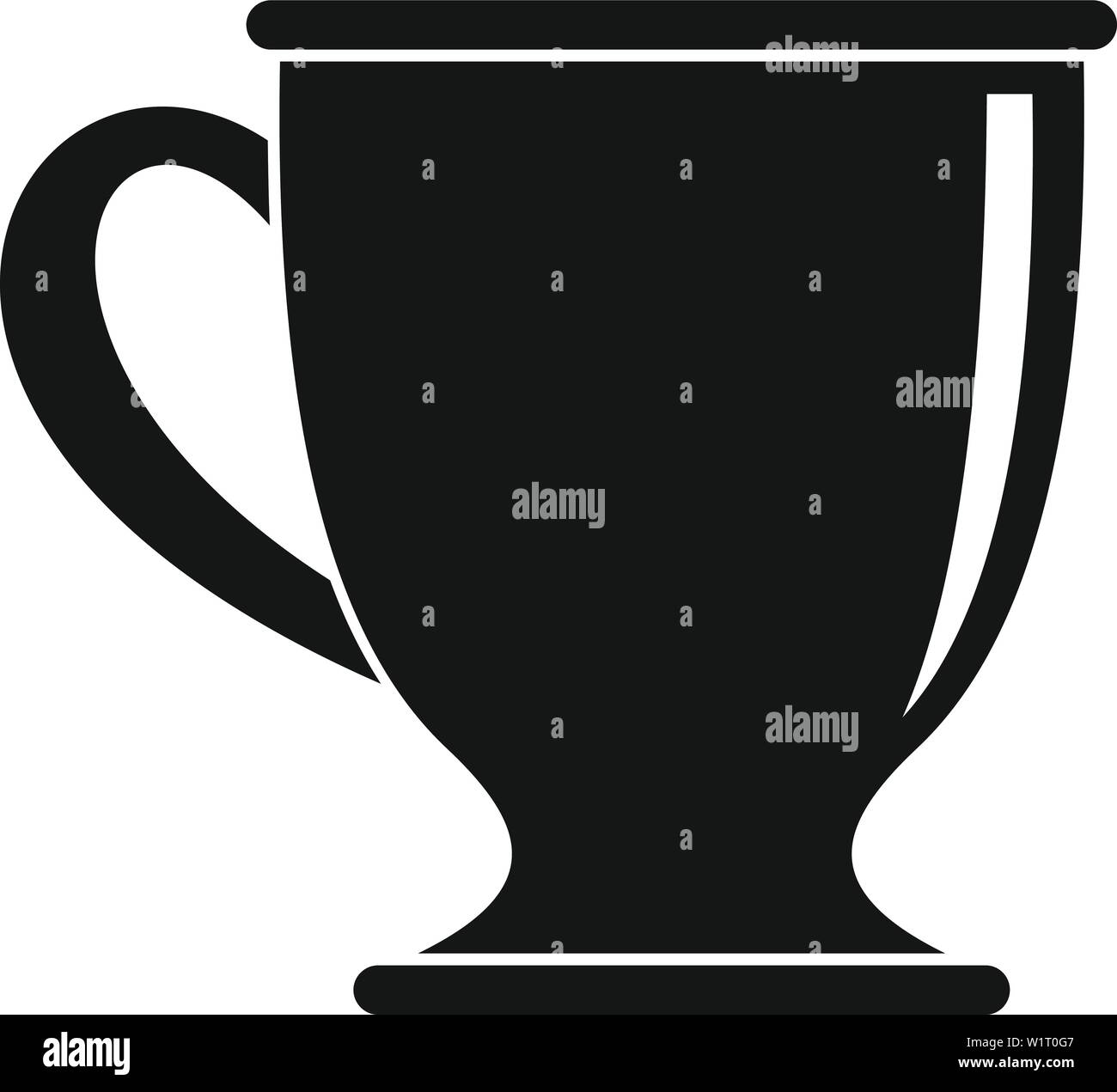 Coffee mug icon. Simple illustration of coffee mug vector icon for web ...