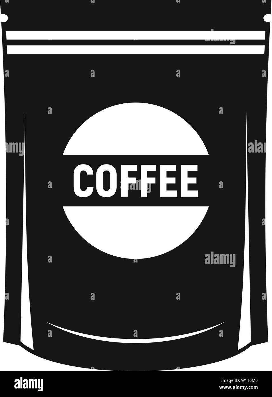 Coffee package icon. Simple illustration of coffee package vector icon ...