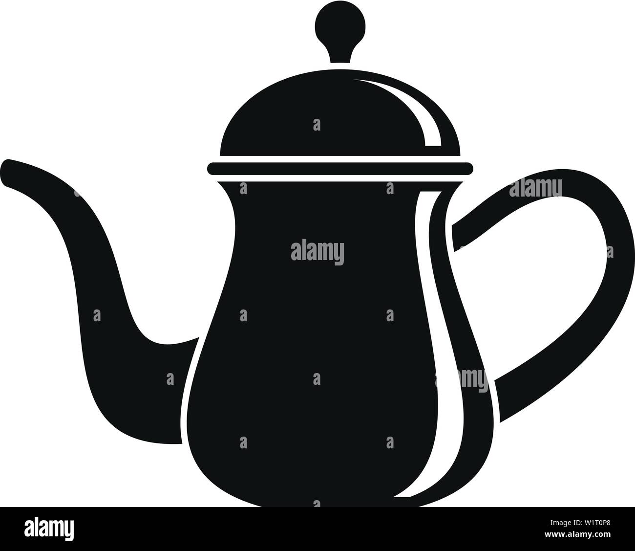 Arabic coffee pot icon. Simple illustration of arabic coffee pot vector ...