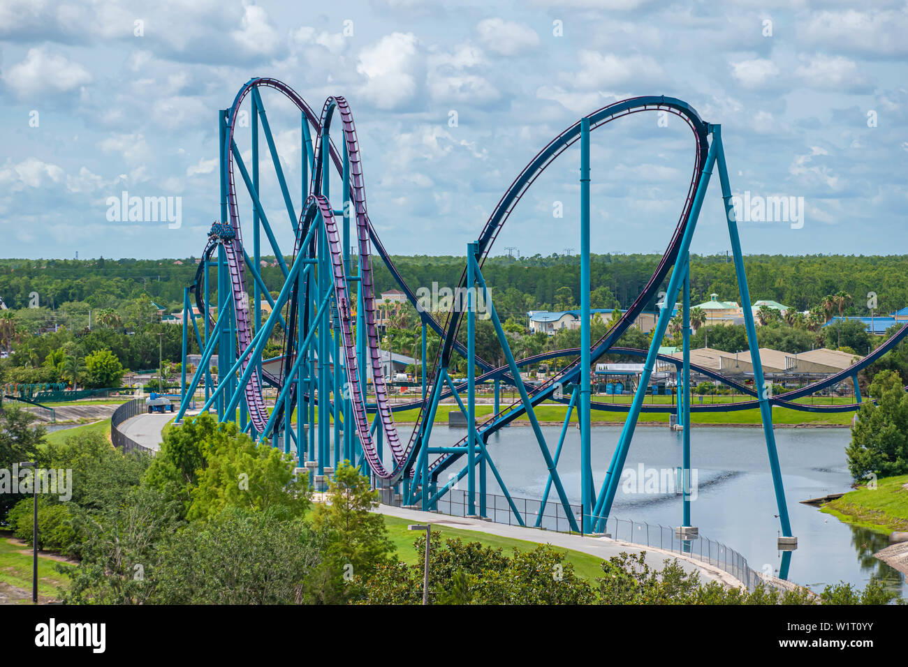Mantis Roller Coaster Sea World