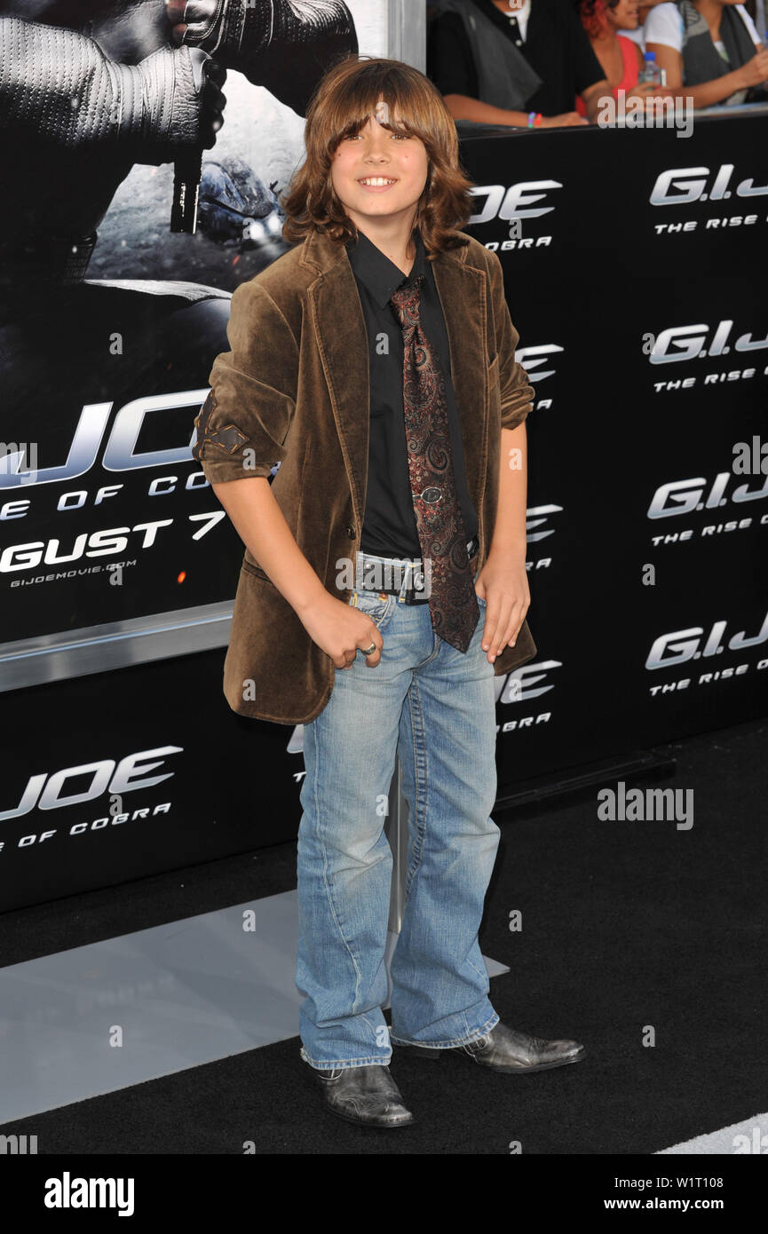 LOS ANGELES, CA. August 06, 2009: Leo Howard at the Los Angeles ...