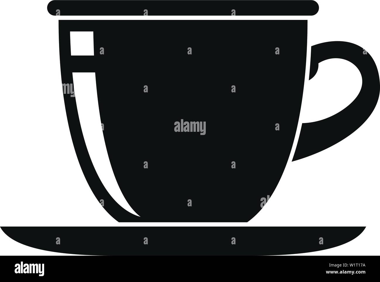 Coffee cup icon. Simple illustration of coffee cup vector icon for web ...