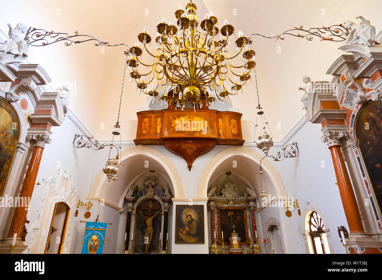 Church of the Holy Archangel, Franciscan Monastery, Visovac Island ...