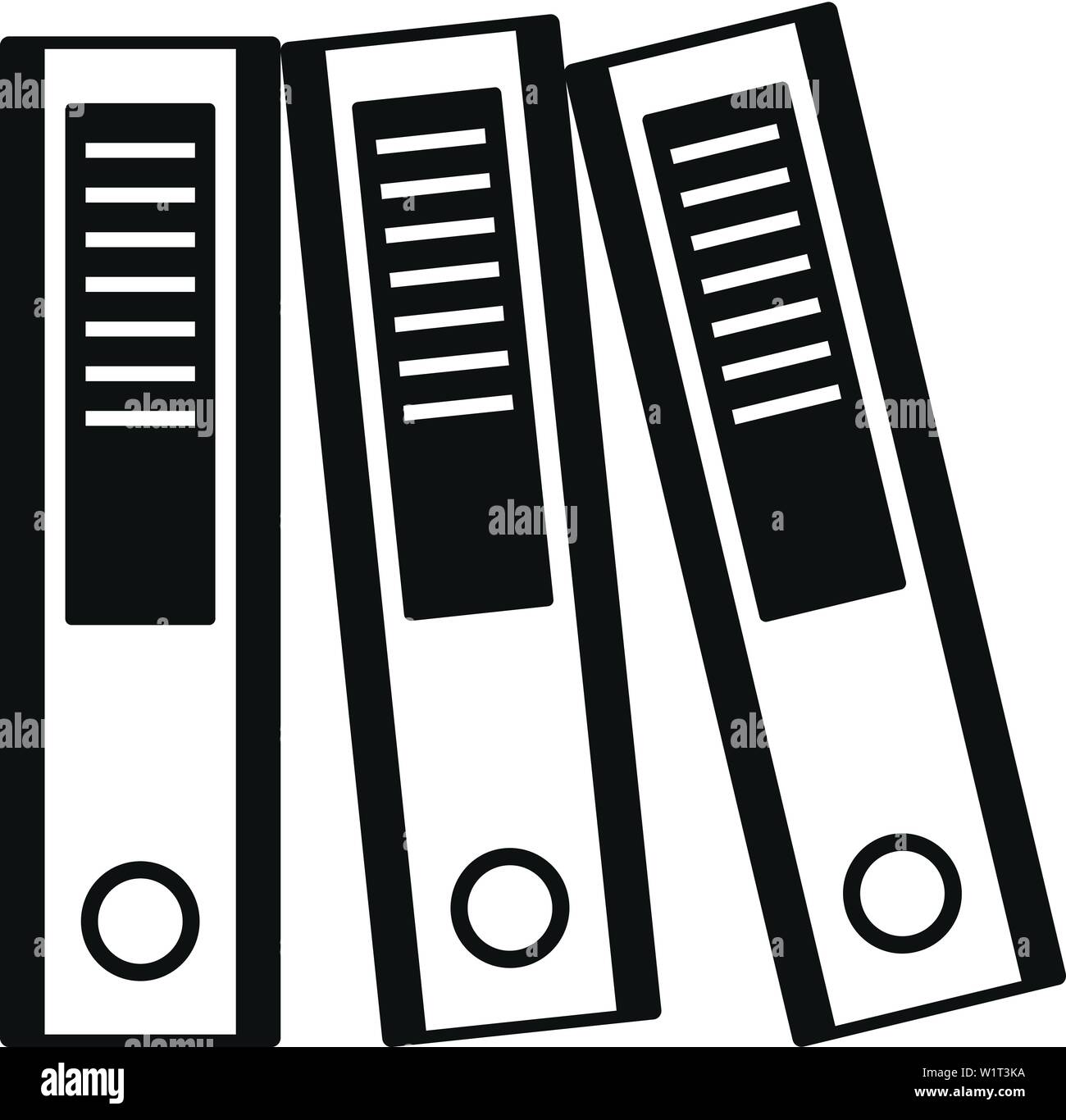 Office folder icon. Simple illustration of office folder vector icon ...