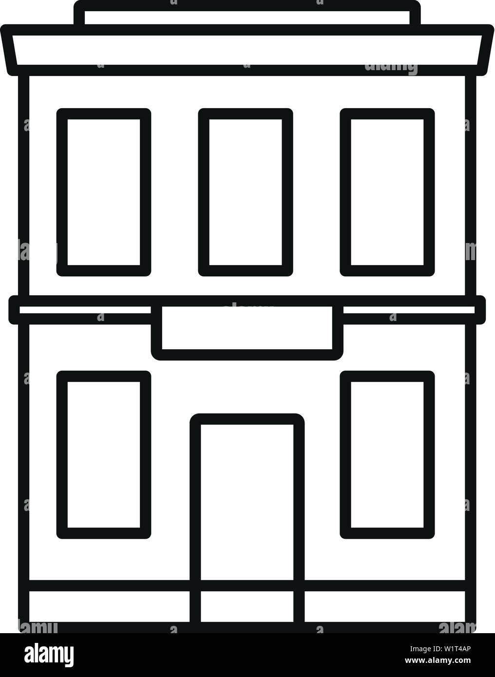 Business office icon. Outline business office vector icon for web ...
