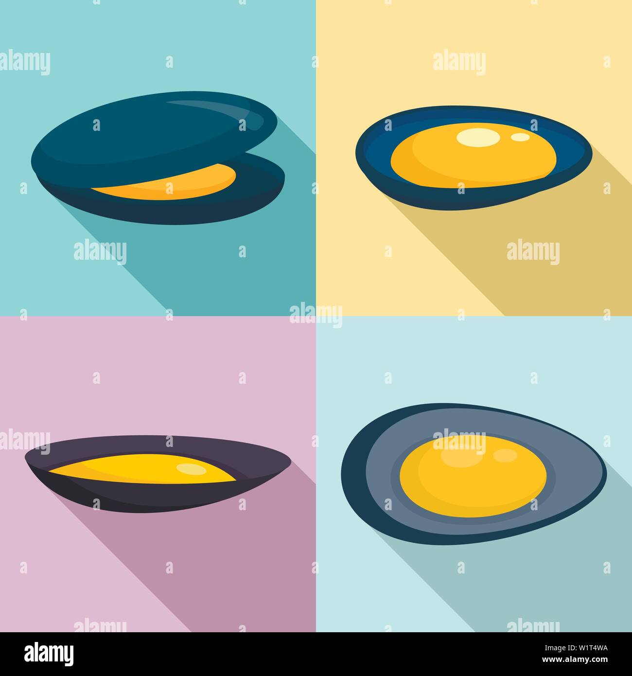 Freshwater mussels Stock Vector Images - Alamy