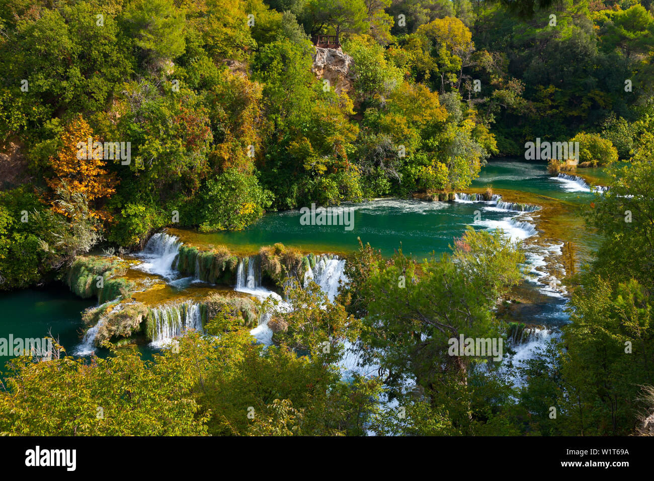 Skradinski Buk Waterfalls, Krka National Park, Dalmatia region, Croatia, Europe Stock Photo - Alamy