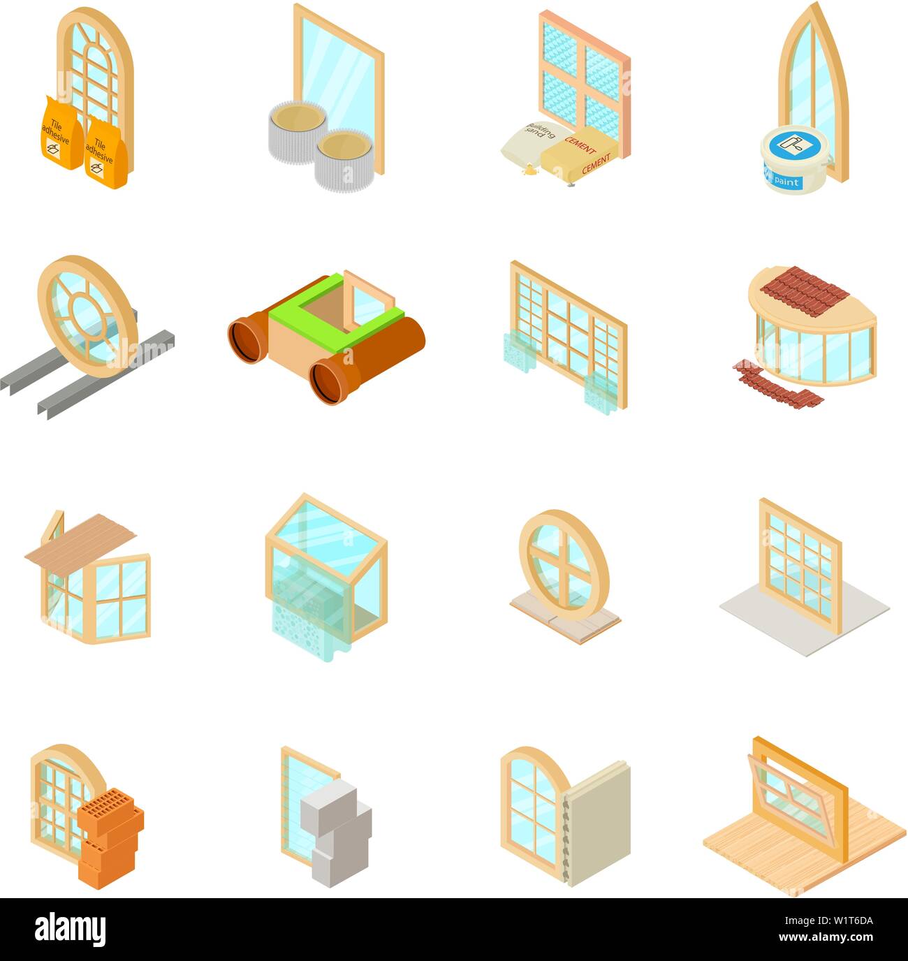 Internal glass window Stock Vector Images - Alamy