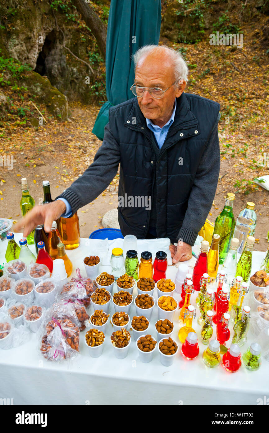 Traditional agricultural products, Krka National Park, Dalmatia region ...