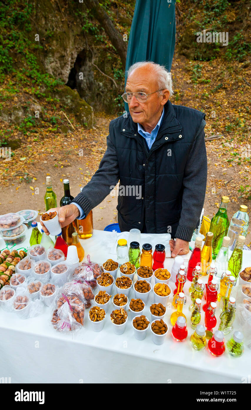 Traditional agricultural products, Krka National Park, Dalmatia region ...