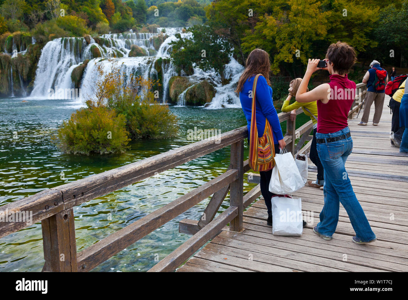 Skradinski Buk Waterfalls, Krka National Park, Dalmatia region, Croatia, Europe Stock Photo - Alamy