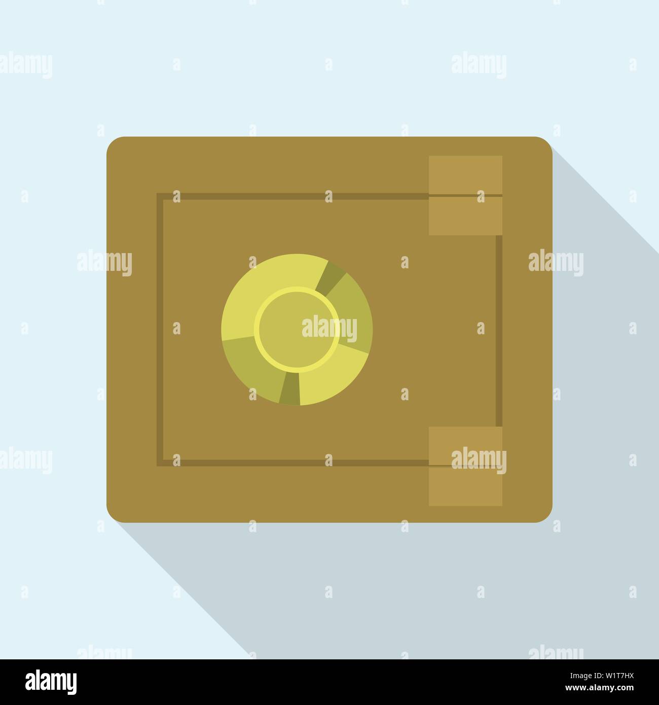 Money safe icon, flat style Stock Vector Image & Art - Alamy