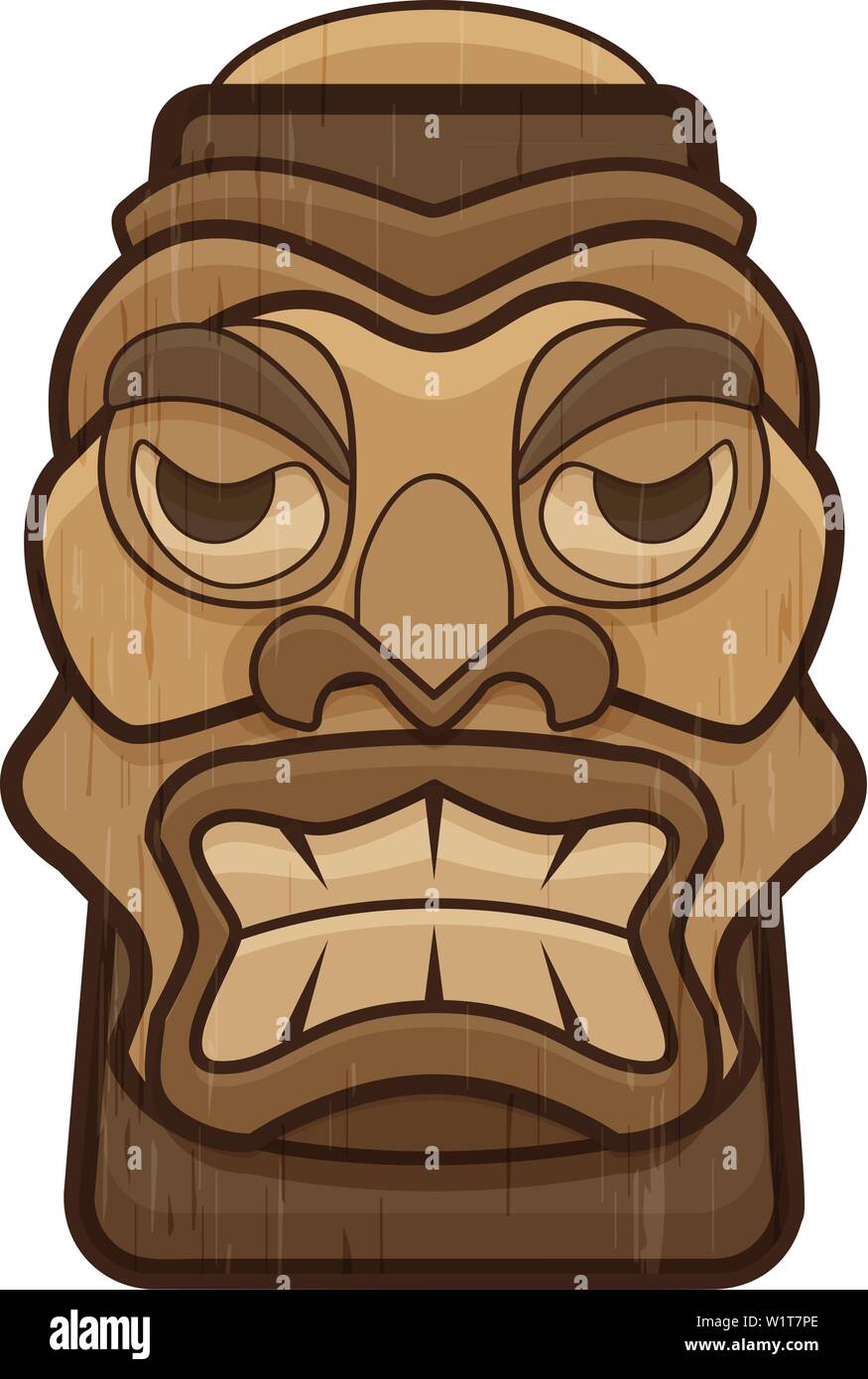 Totem idol icon. Cartoon of totem idol vector icon for web design ...