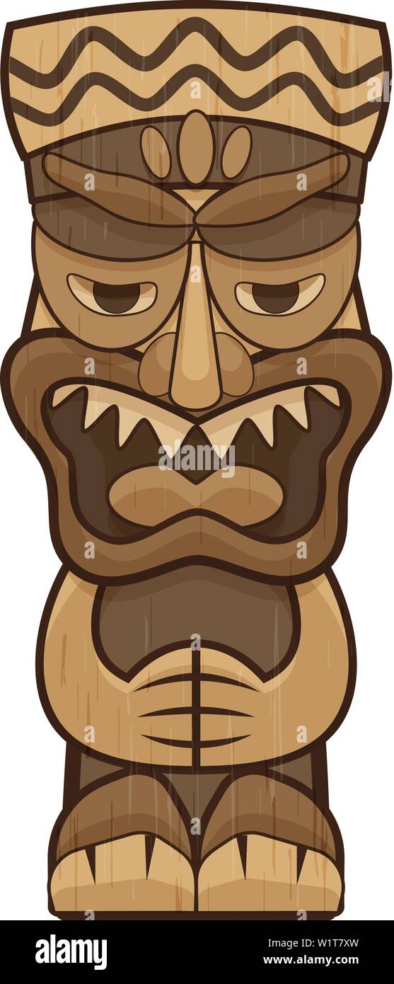 Native idol icon. Cartoon of native idol vector icon for web design ...