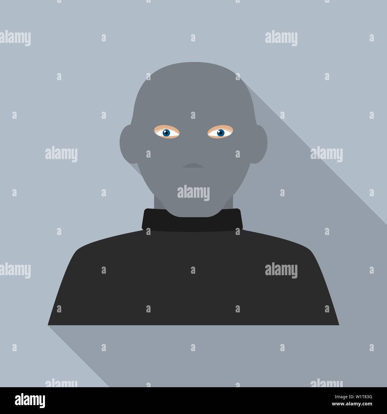 Mask burglar icon, flat style Stock Vector Image & Art - Alamy