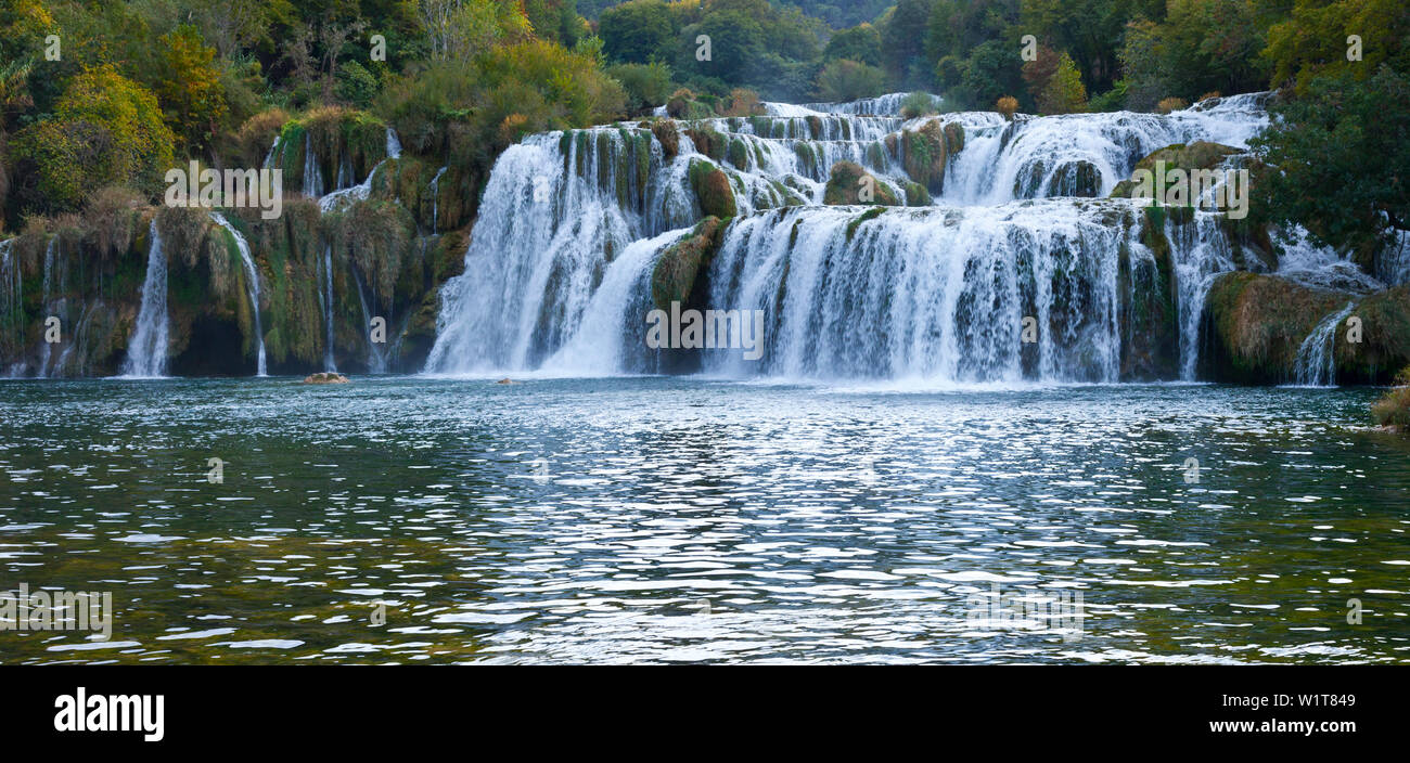 Skradinski Buk Waterfalls, Krka National Park, Dalmatia region, Croatia, Europe Stock Photo - Alamy