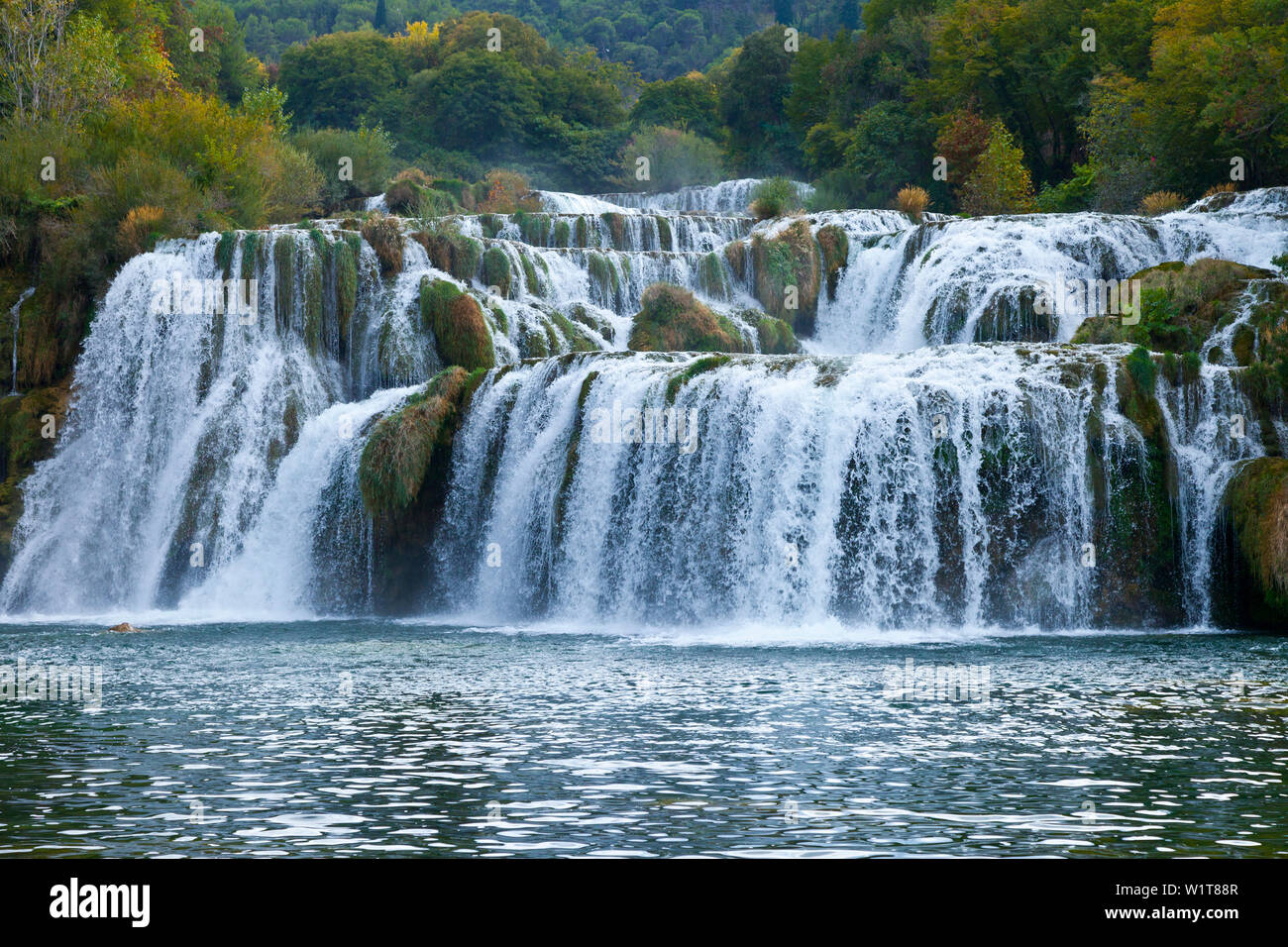 Skradinski Buk Waterfalls, Krka National Park, Dalmatia region, Croatia, Europe Stock Photo - Alamy