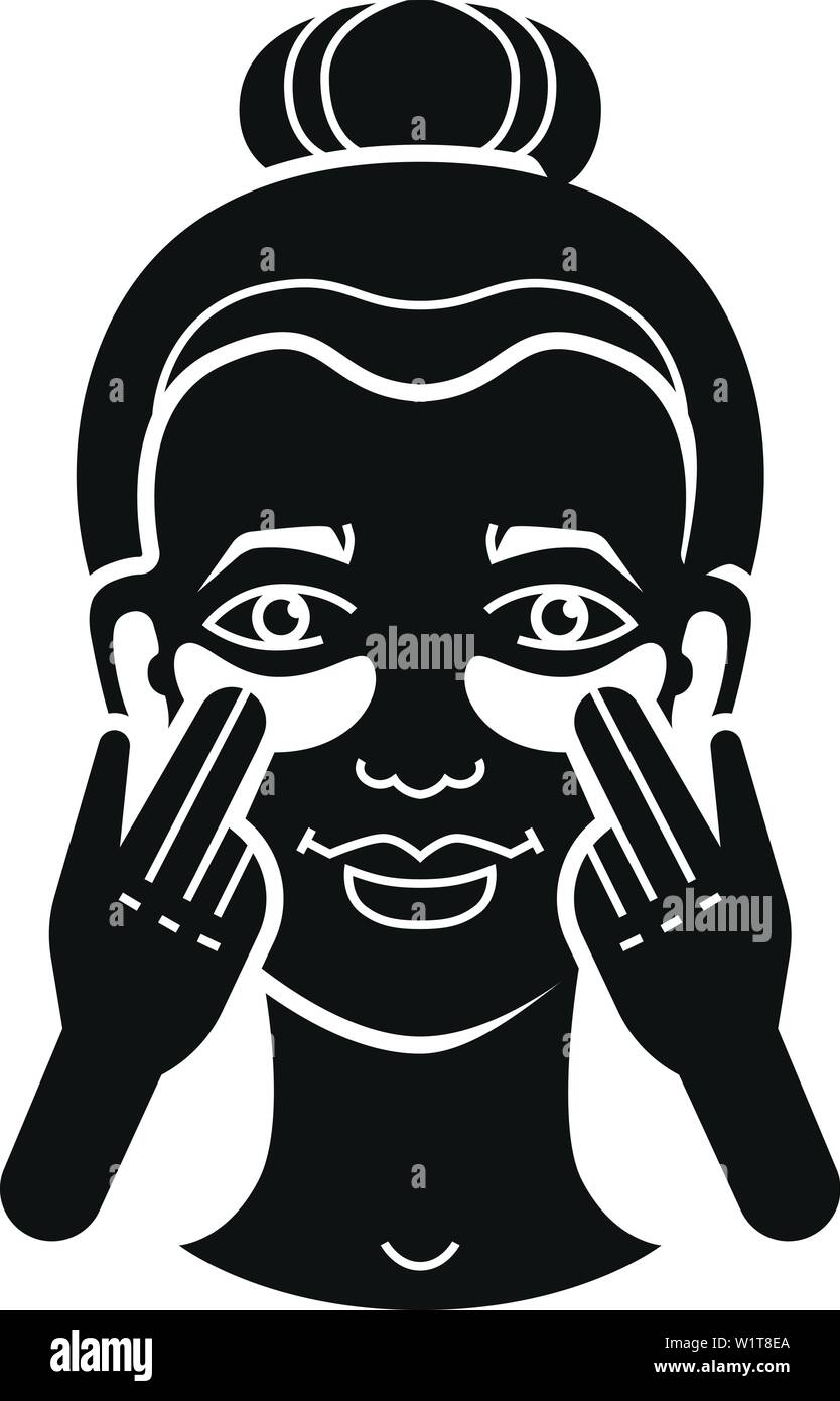 Cream face lift icon. Simple illustration of cream face lift vector ...