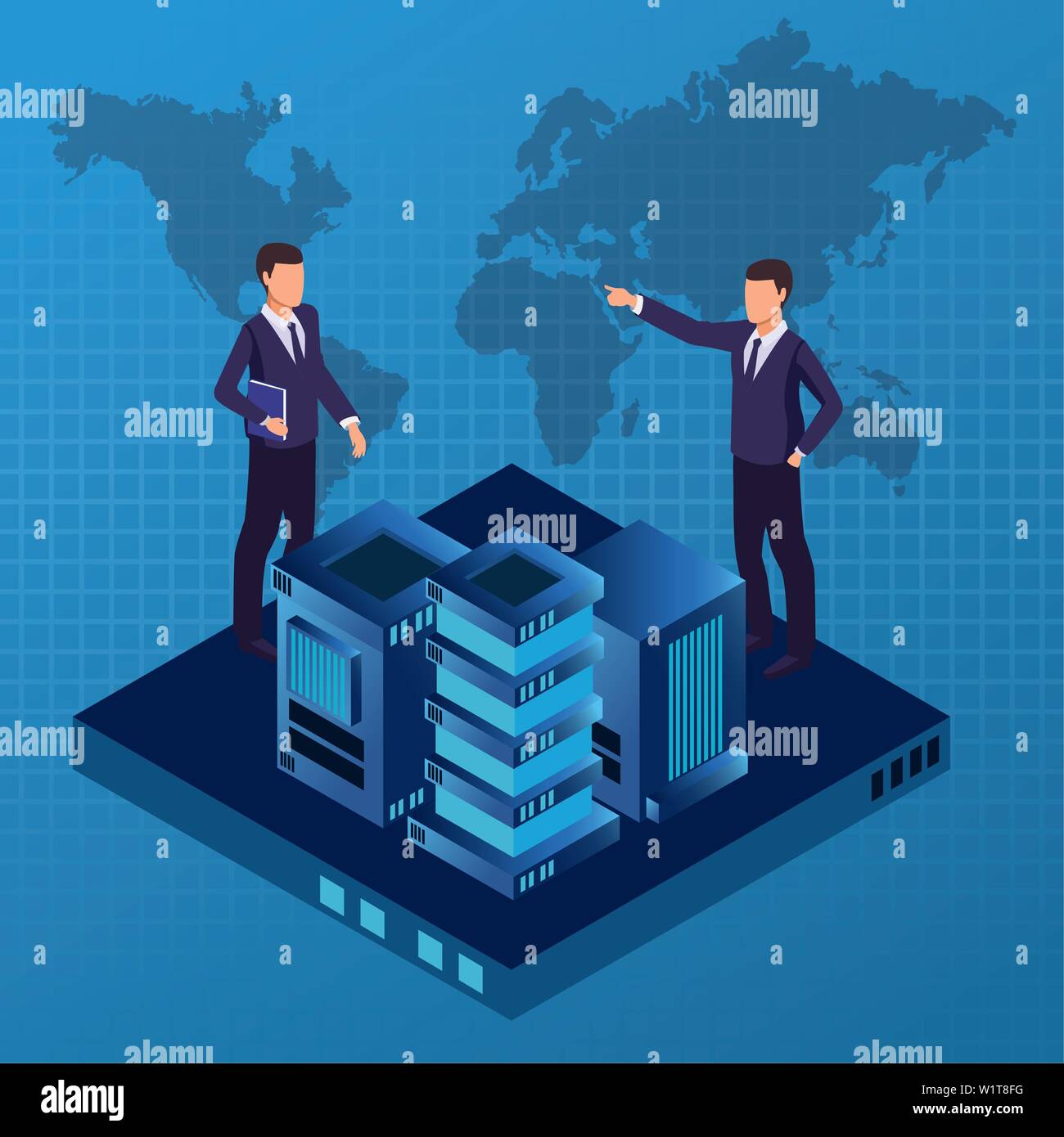 Virtual reality and friends cartoons Stock Vector Image & Art - Alamy