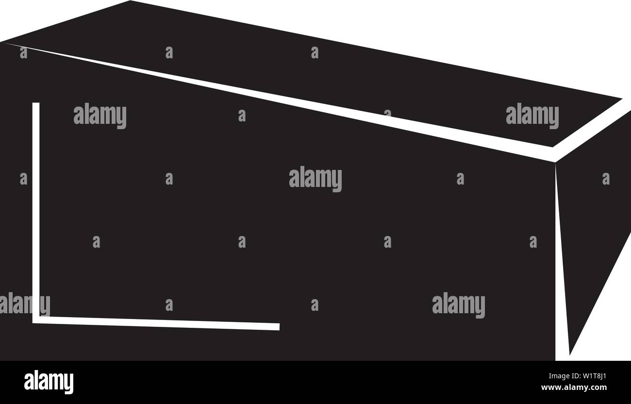 Skate park box icon. Simple illustration of skate park box vector icon ...